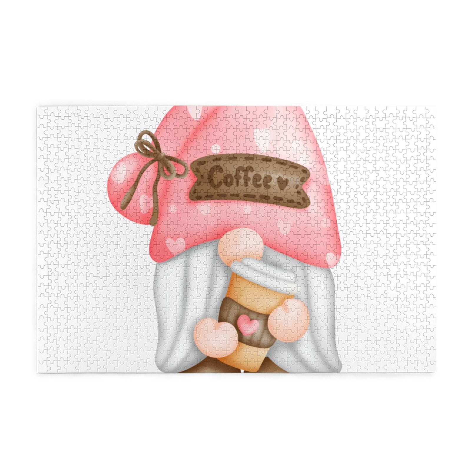 Bingfone 1000 Pieces Jigsaw Puzzles Coffee Gnome (1)for Adults and ...
