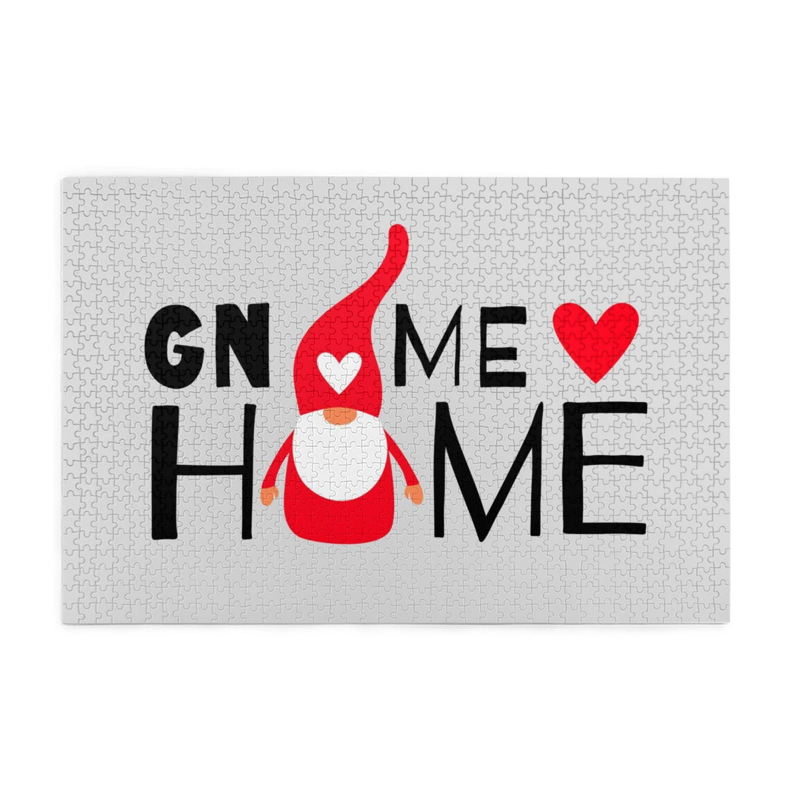 Bingfone 1000 Pieces Jigsaw Puzzles Gnome Home With A Cute Gnomefor ...