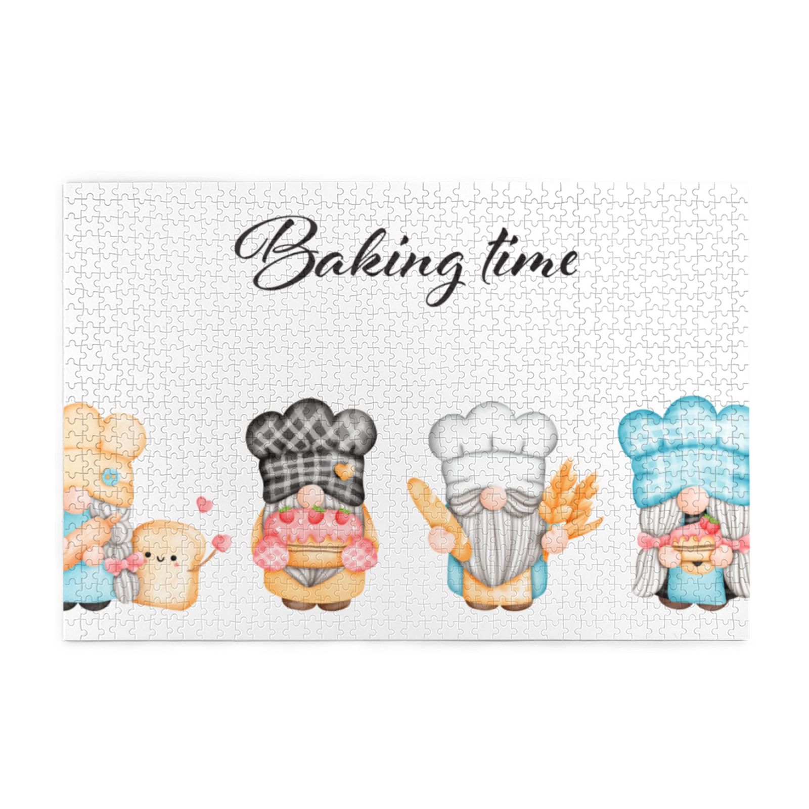 Bingfone 1000 Pieces Jigsaw Puzzles Little Chef Gnomefor Adults and ...