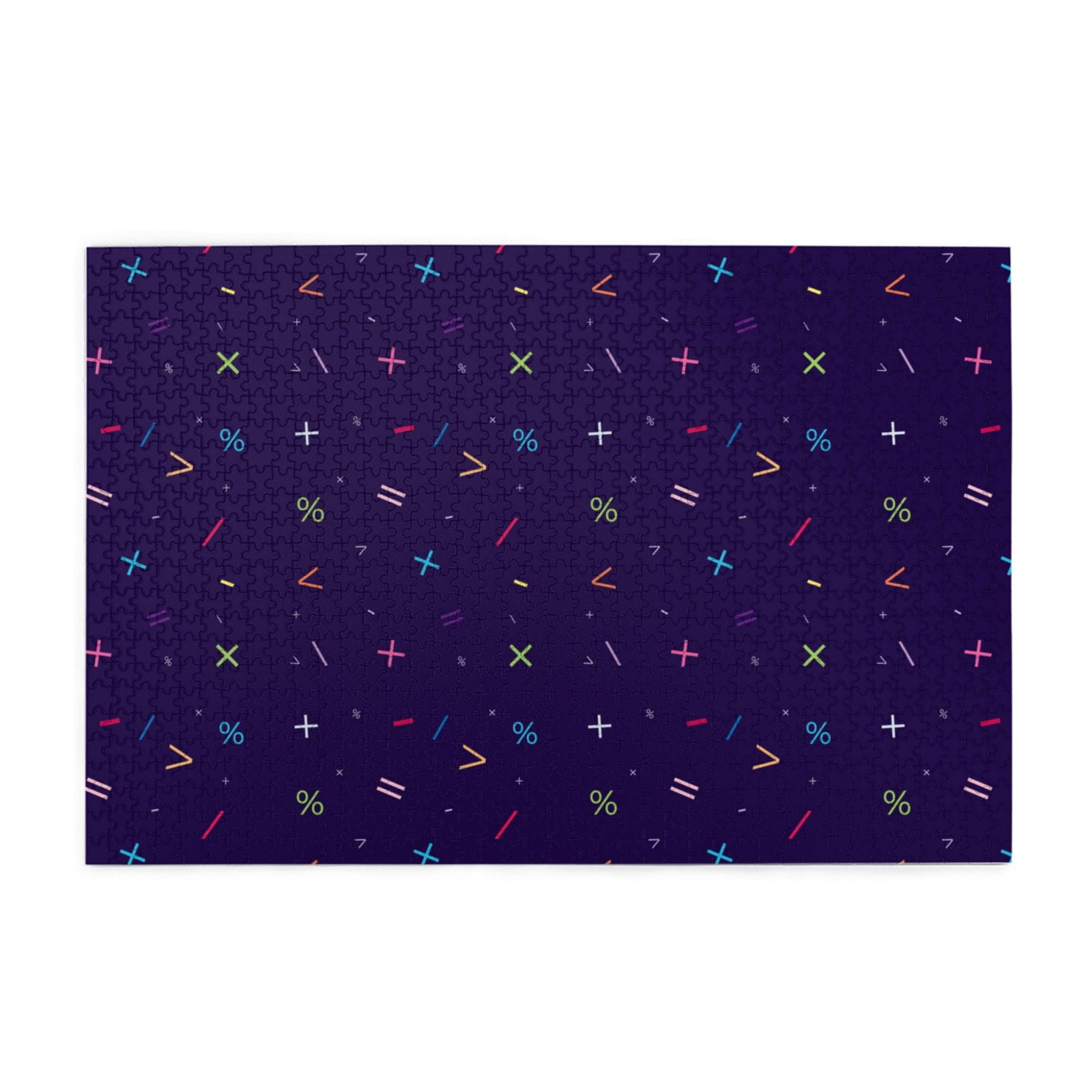 Bingfone 1000 Pieces Jigsaw Puzzles Mathematical Symbolsfor Adults and ...