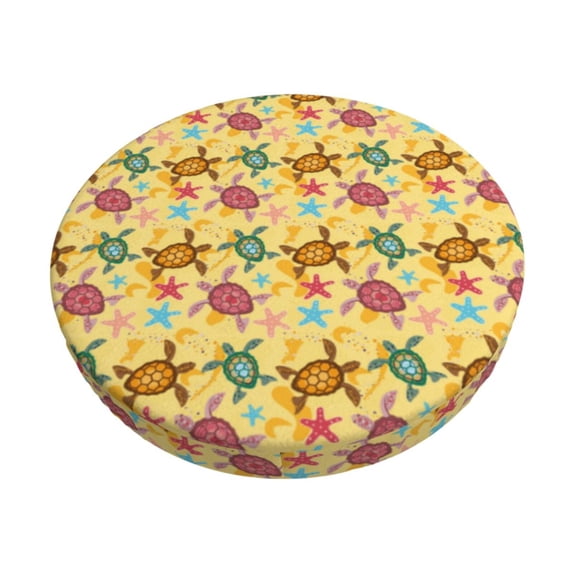 Bingfone 12 Inch Padded Round Bar Stool Cover Cushion With Elastic ...