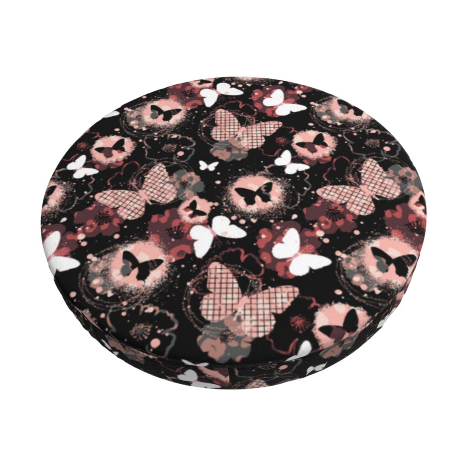 Bingfone 13 Inch Padded Round Bar Stool Cover Cushion With Elastic ...