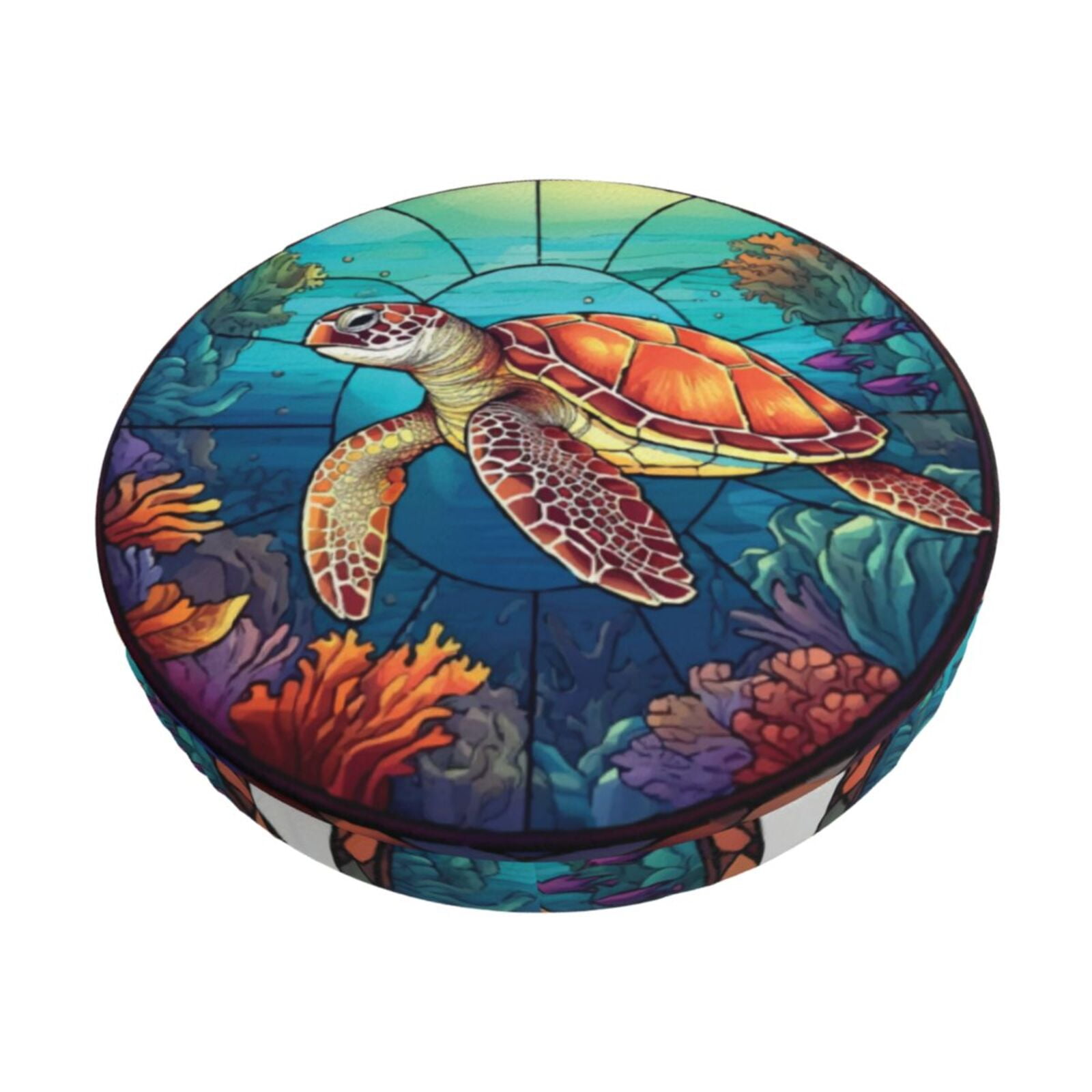 Bingfone 13 Inch Padded Round Bar Stool Cover Cushion With Elastic ...