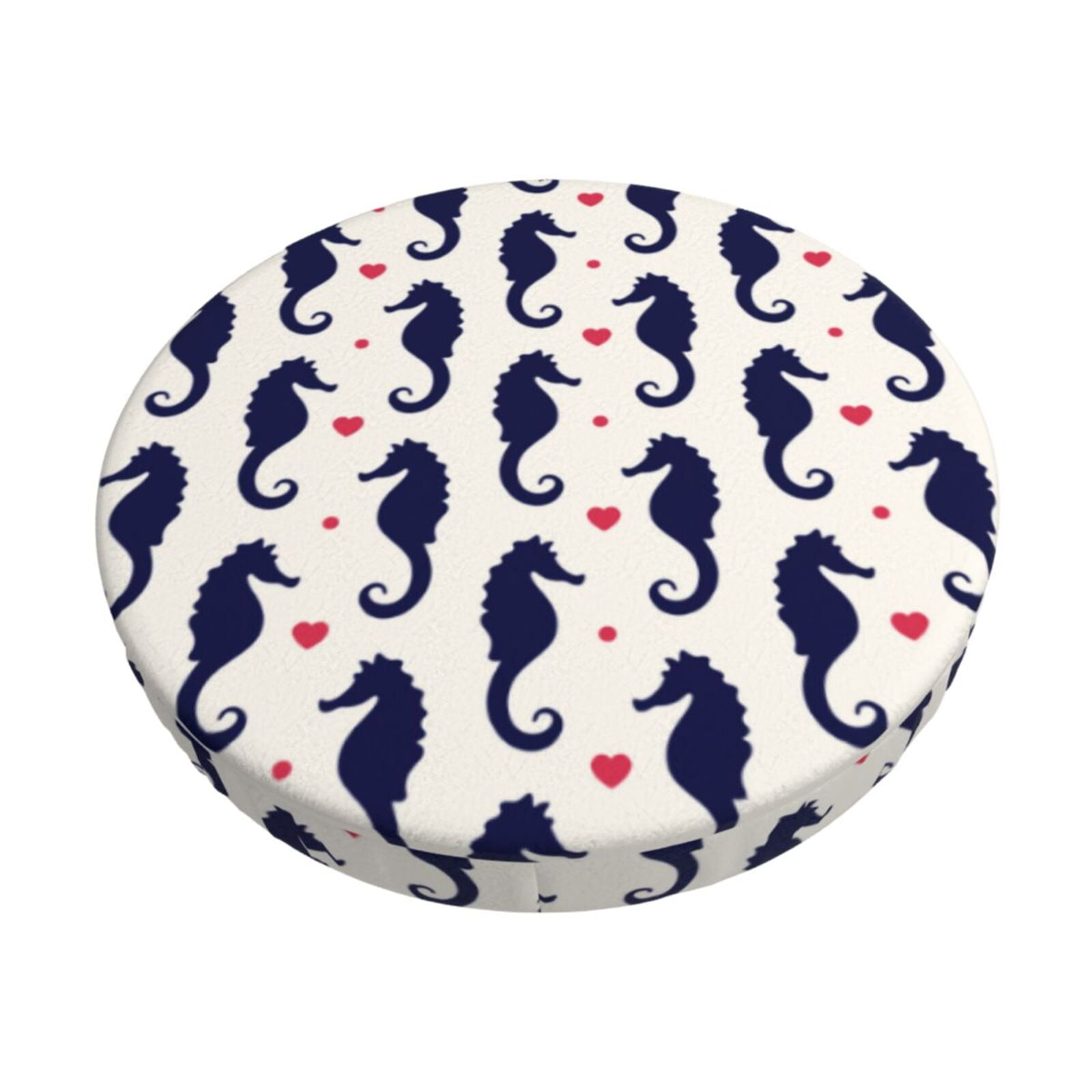 Bingfone 13 Inch Padded Round Bar Stool Cover Cushion With Elastic ...