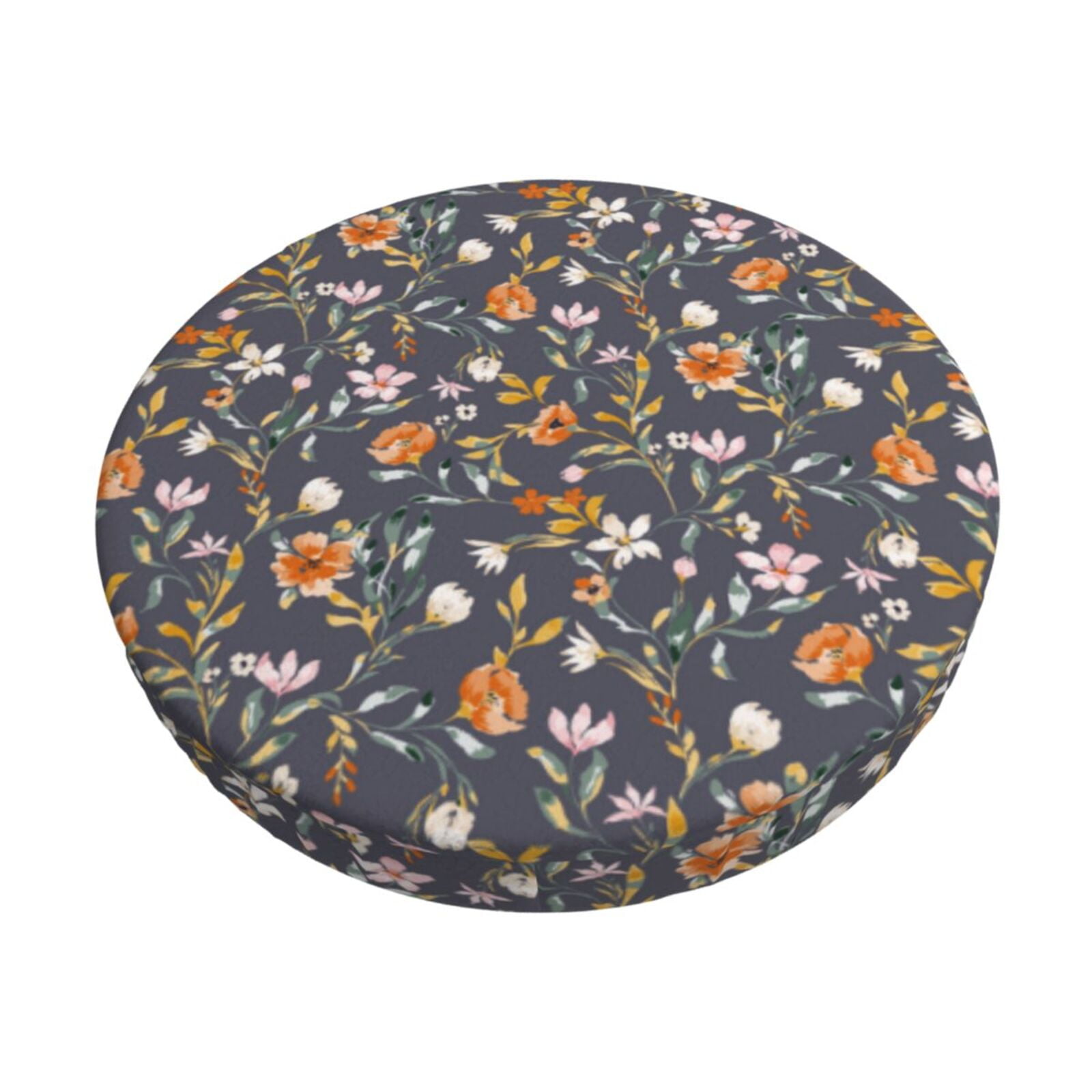 Bingfone 14 Inch Padded Round Bar Stool Cover Cushion With Elastic ...