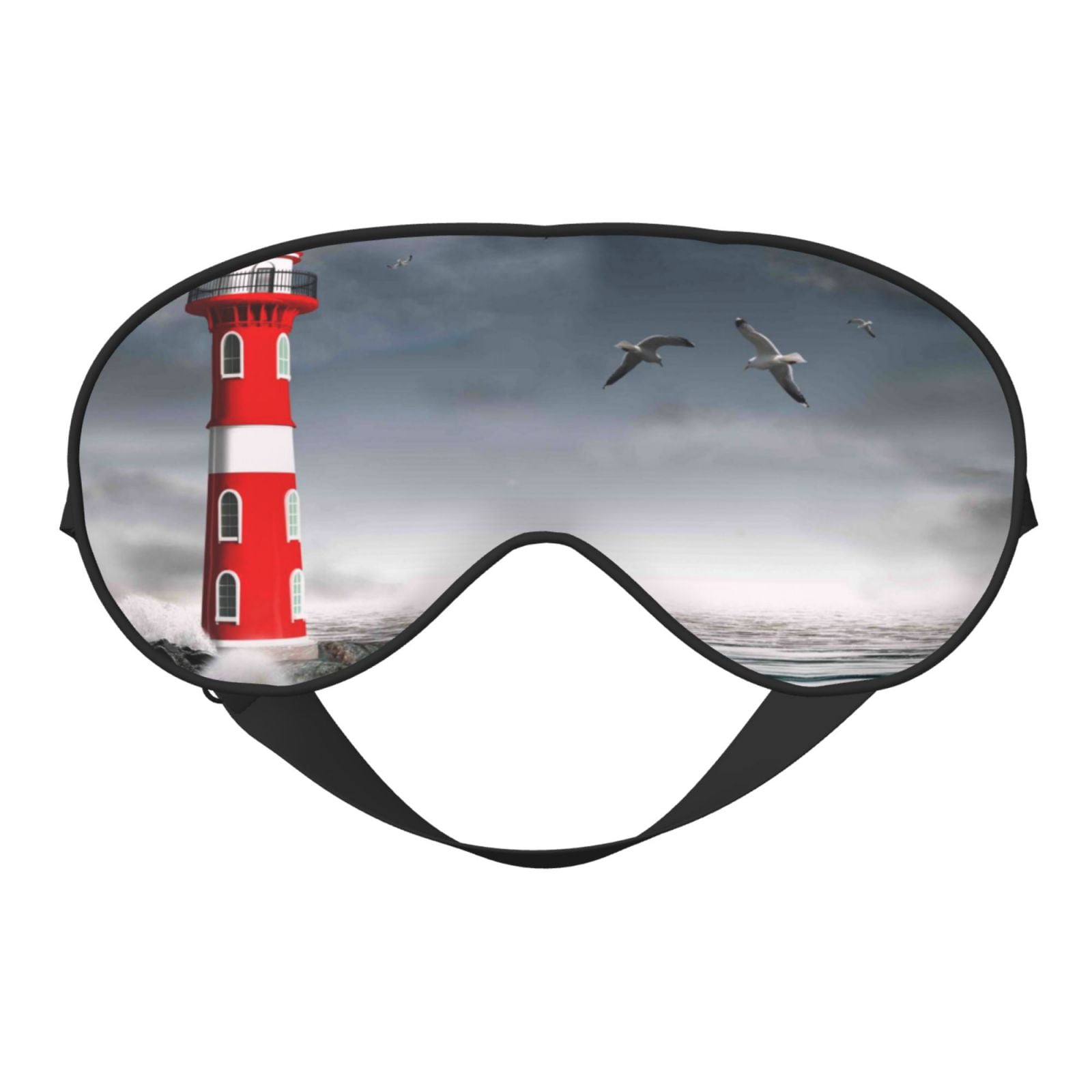 Bingfone 3d Lighthouse in the Surf for Sleep Mask Eye Mask for Sleeping ...
