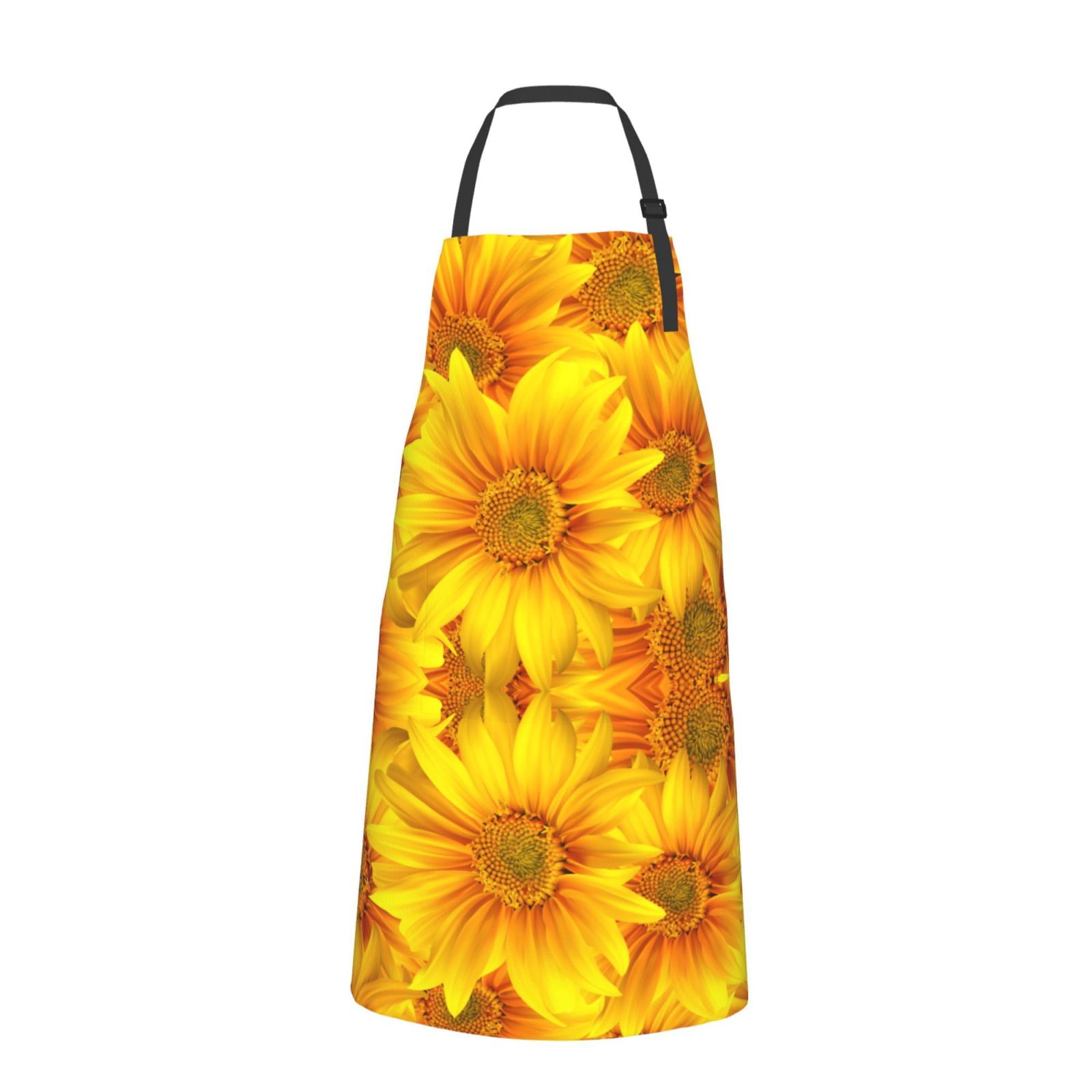 Bingfone 3d Sunflowers Apron Gifts For Men, Women Professional Grade ...