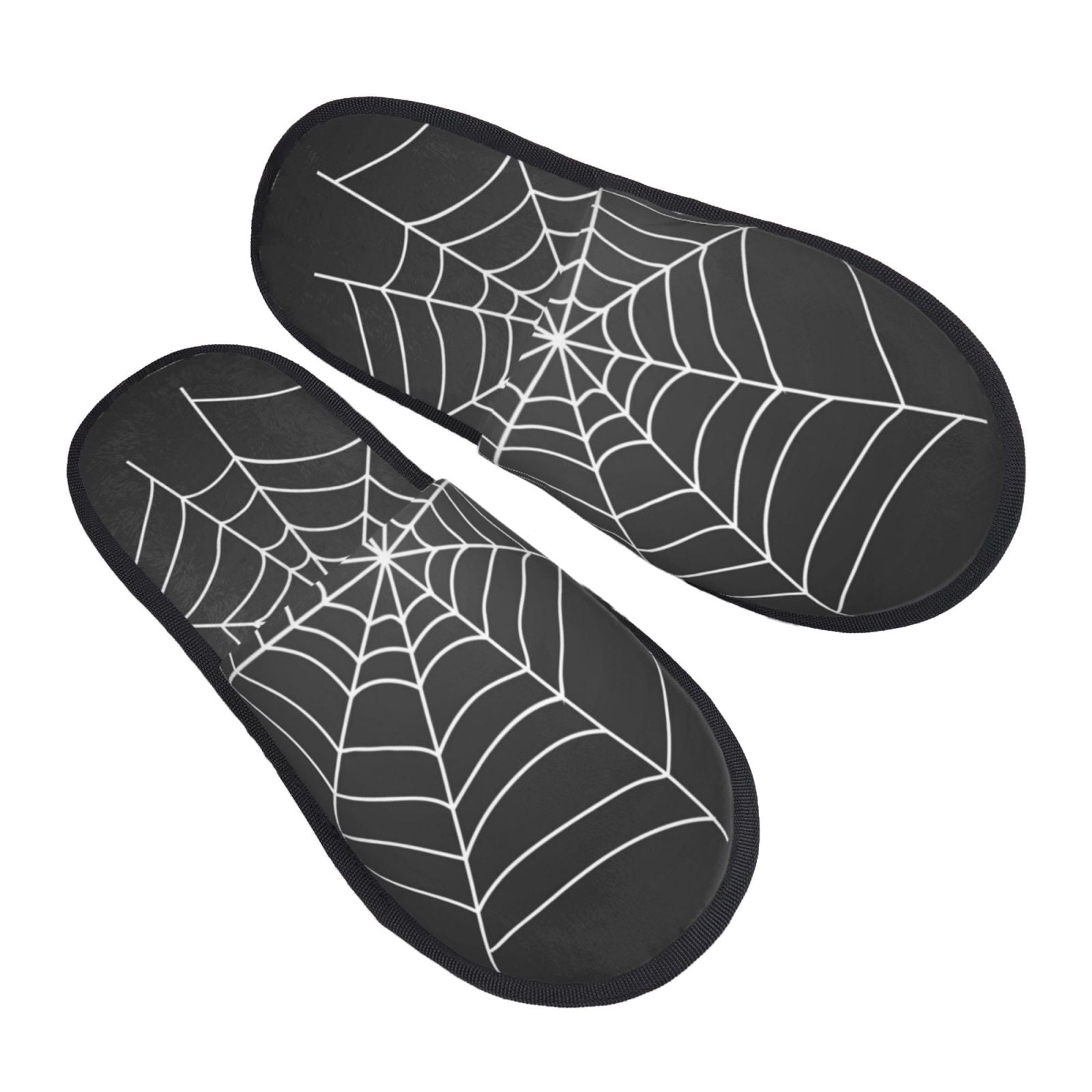 Bingfone A Web With A Spider House Slippers for Women Men with Soft ...