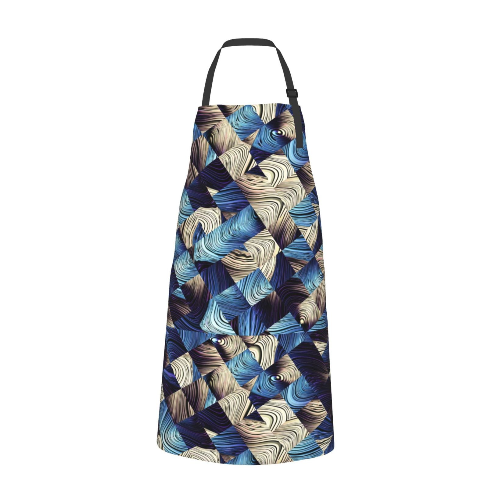 Bingfone Abstract Blue Squares Apron Gifts For Men, Women Professional ...