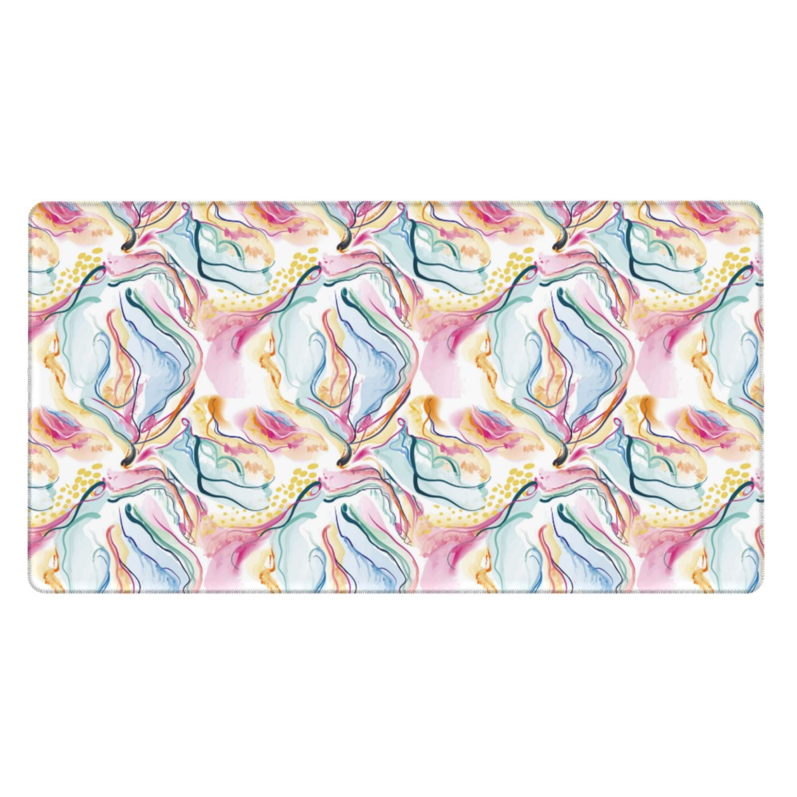 Bingfone Abstract Marble Texture Large Gaming Mouse Pad,Extended Desk ...