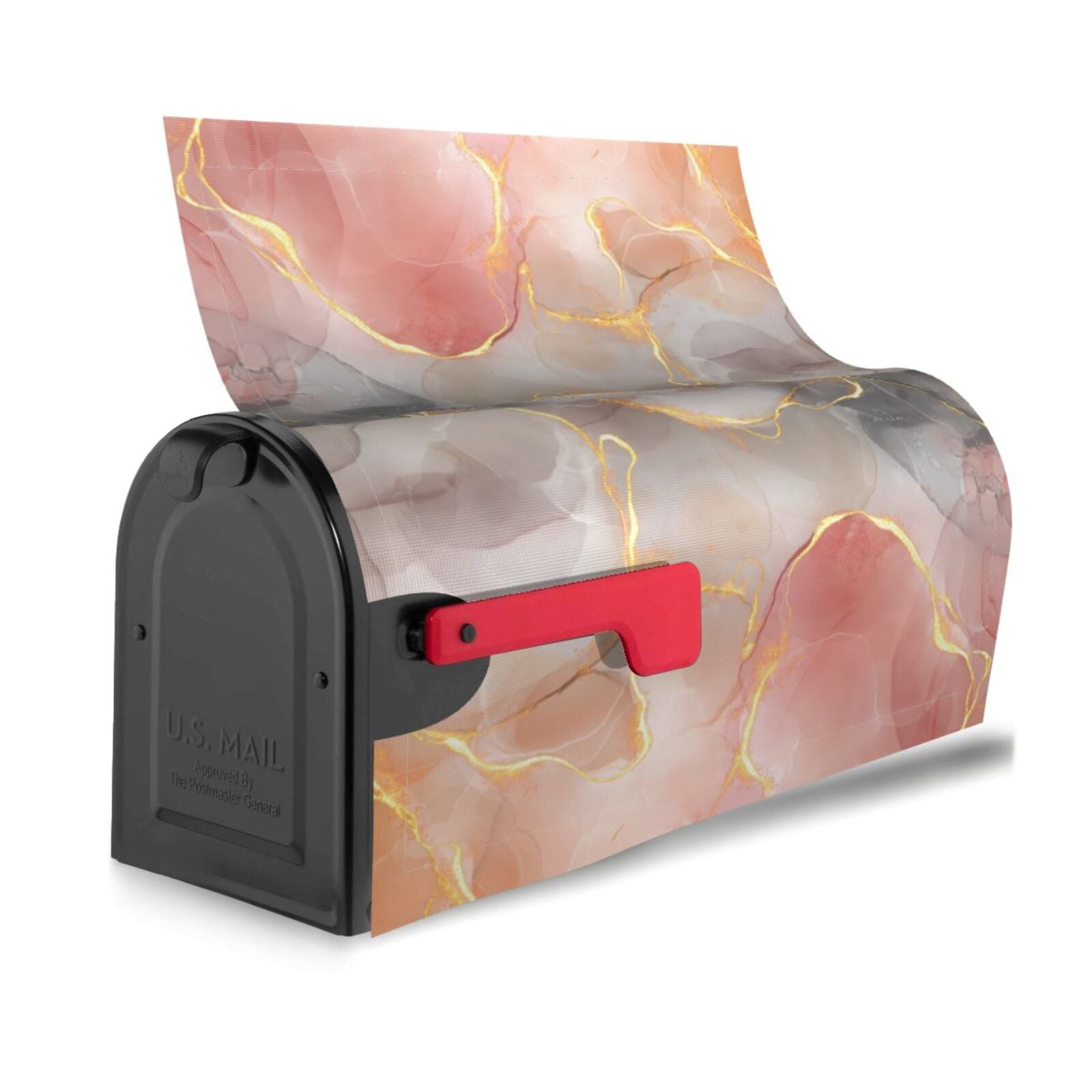 Bingfone Abstract Marble Texture Magnetic Mailbox Cover Standard Size ...