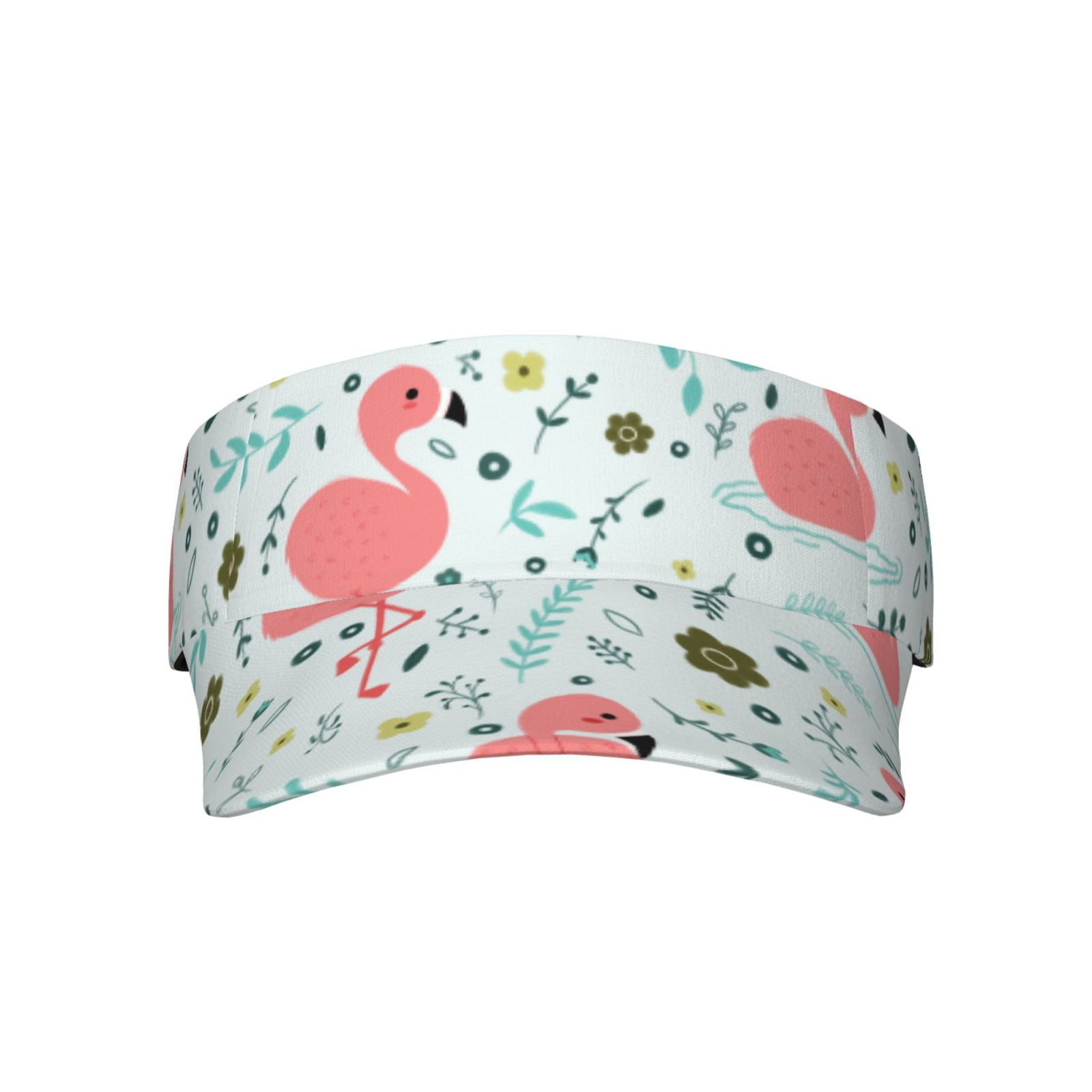 Bingfone Adjustable Empty Top Sun Visor For Women And Men-Cute Flamingo ...