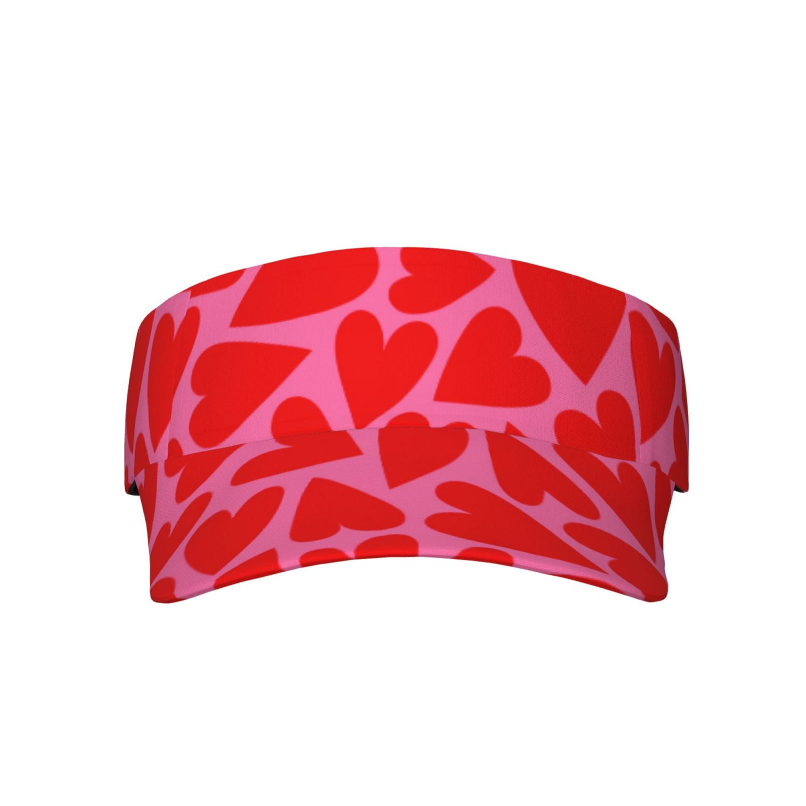 Bingfone Adjustable Empty Top Sun Visor For Women And Men-Red Love ...