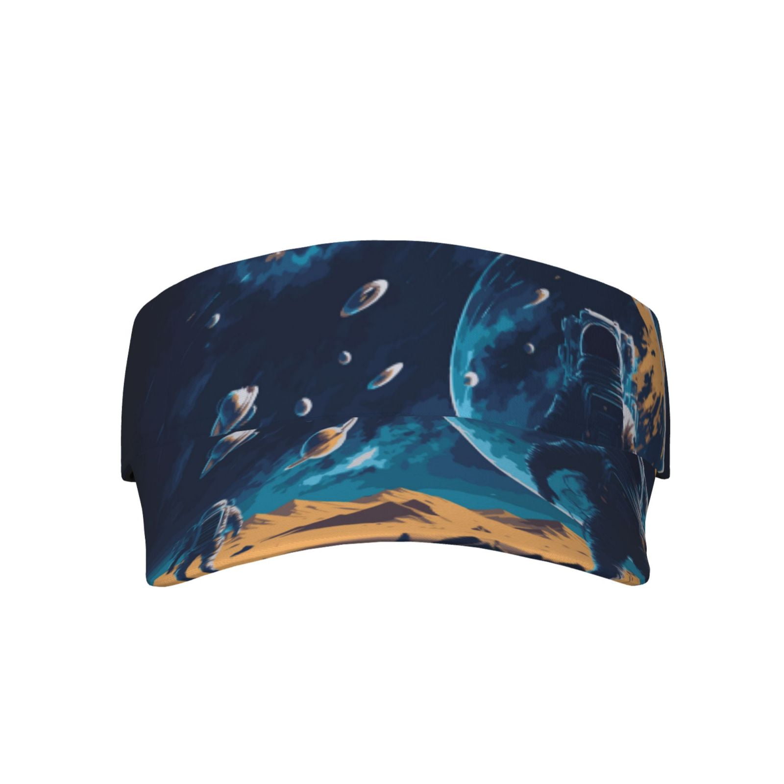 Bingfone Adjustable Empty Top Sun Visor for Women and Men-Astronaut In ...
