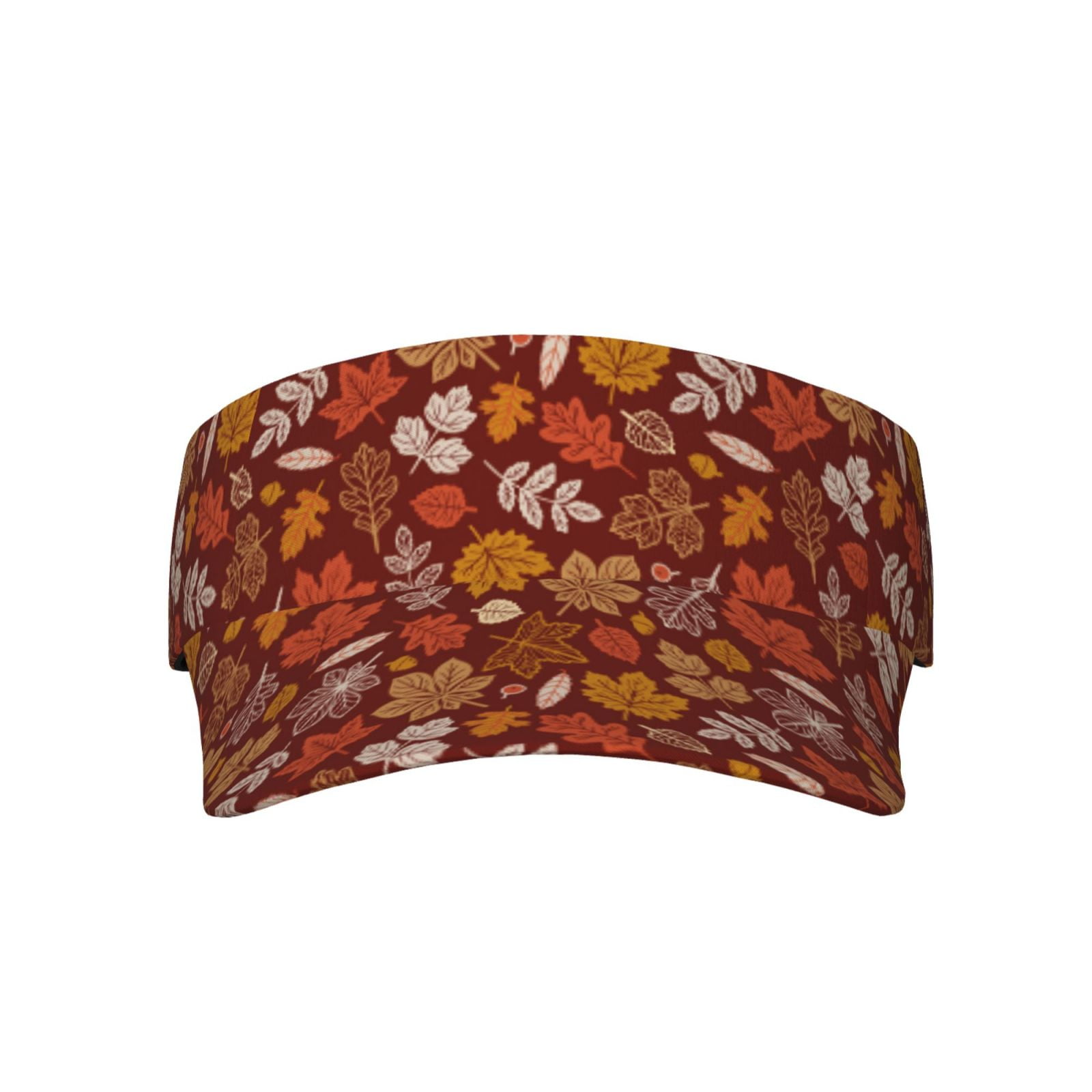 Bingfone Adjustable Empty Top Sun Visor for Women and Men-Autumn Warm ...