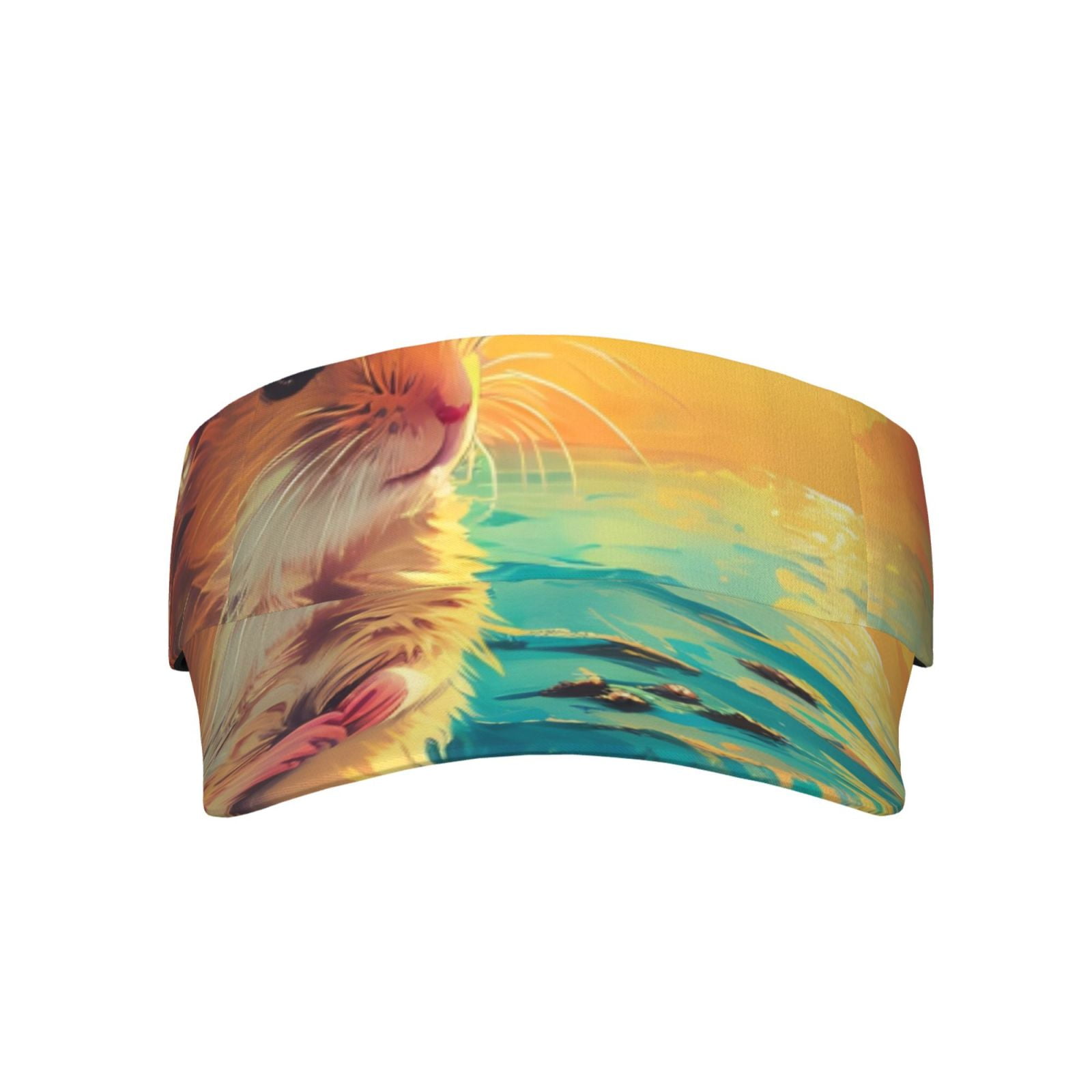 Bingfone Adjustable Empty Top Sun Visor for Women and Men-Island Beach ...