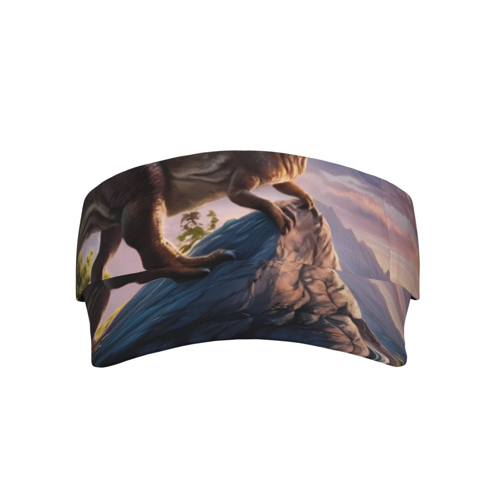 Bingfone Adjustable Empty Top Sun Visor for Women and Men-Sunset Cliff ...