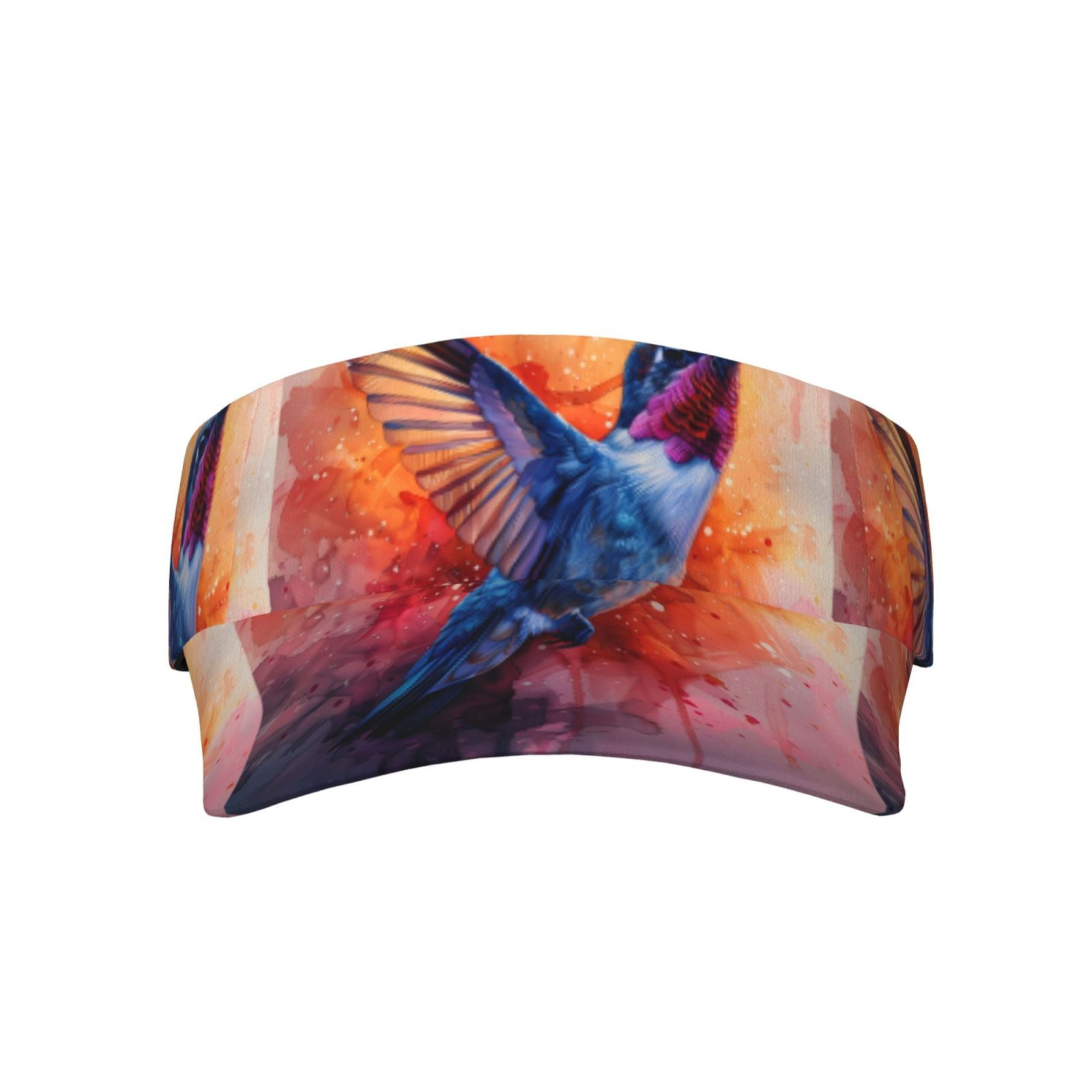 Bingfone Adjustable Empty Top Sun Visor for Women and Men-Vibrant ...