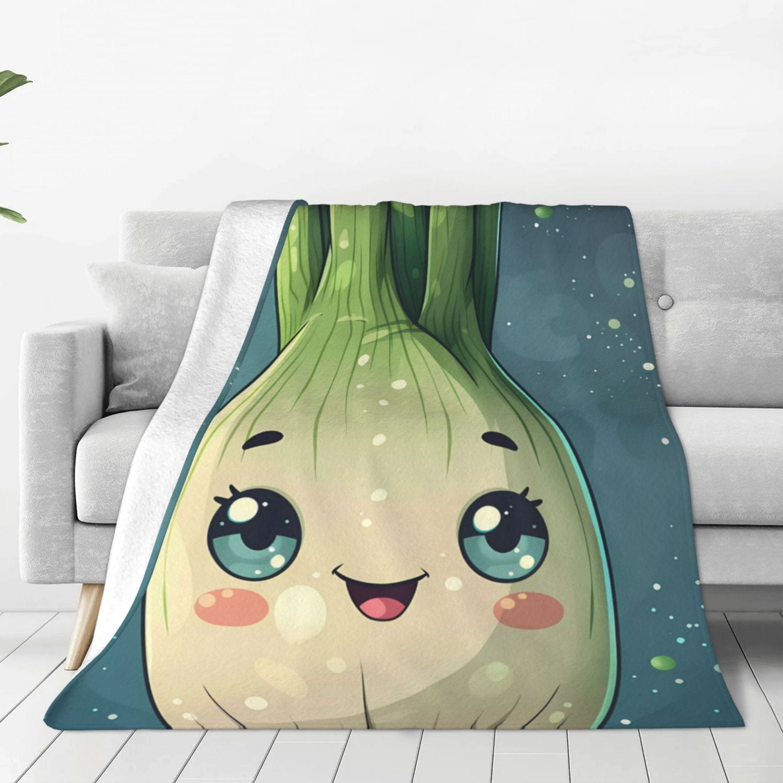 Bingfone Adorable Kawaii Fennel Character Print Flannel Fleece Blanket ...