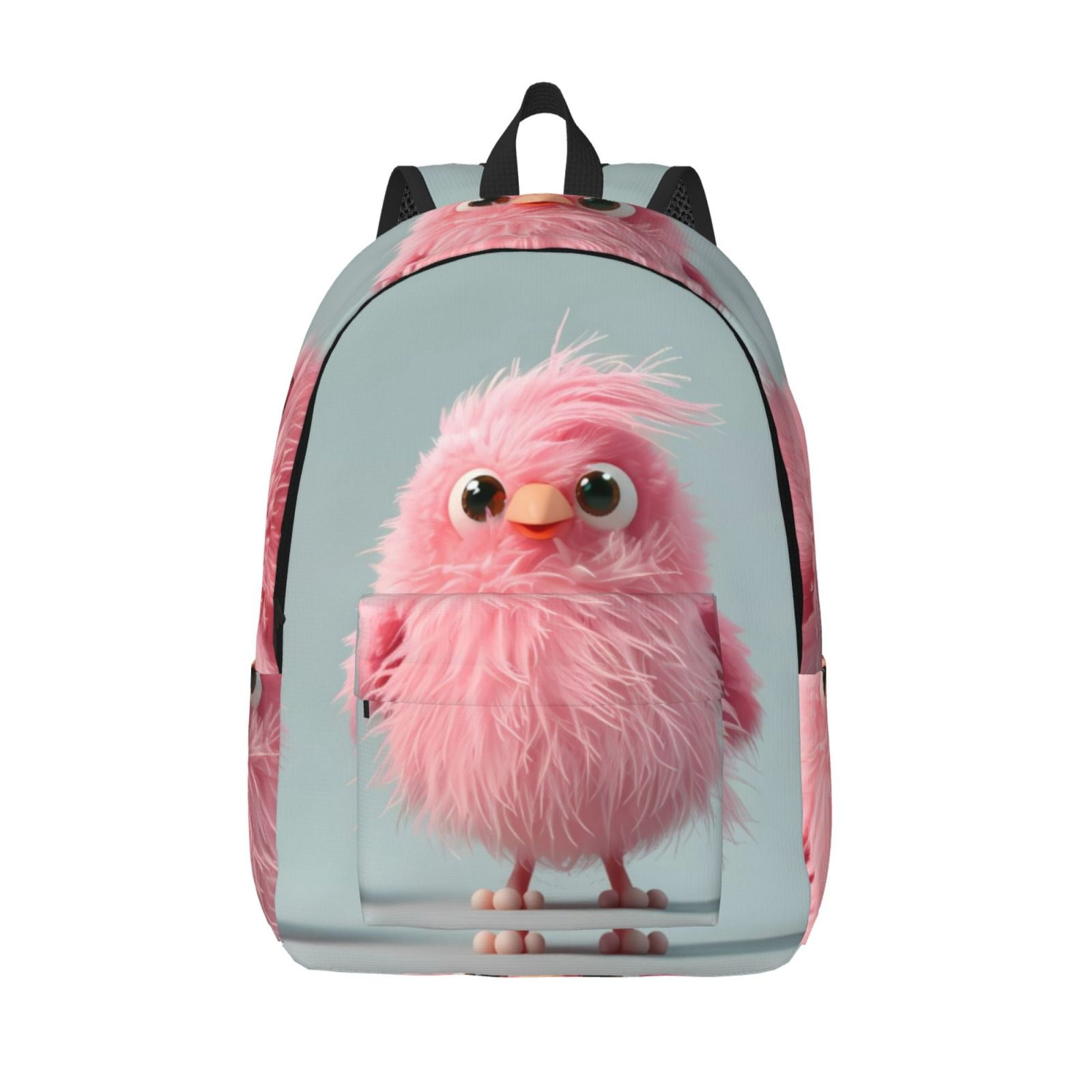 Bingfone Adorable Pink Fluffy Birds Print Canvas College Laptop ...
