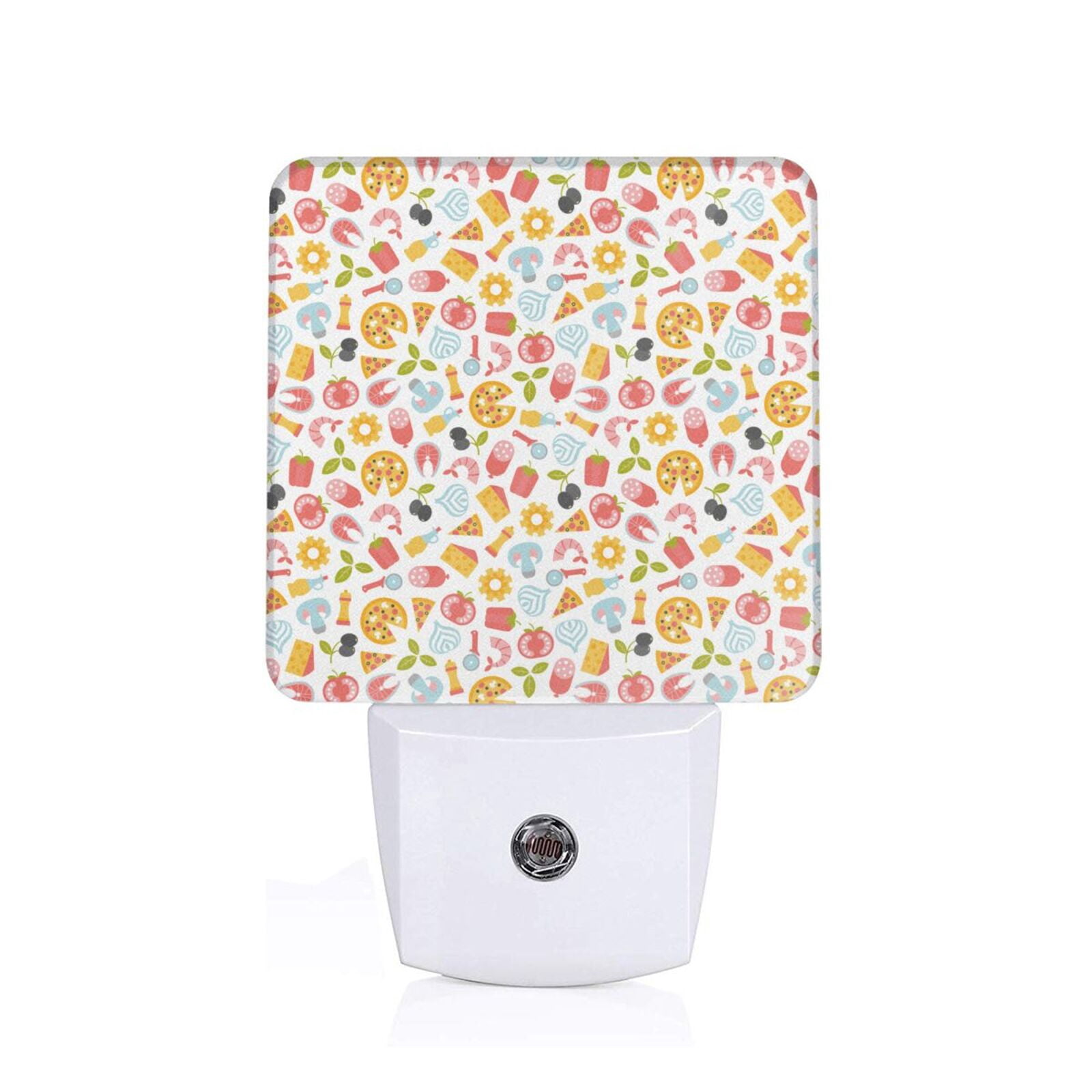 Bingfone Afternoon Tea Print Night Lights Plug into Wall,Dusk to Dawn ...