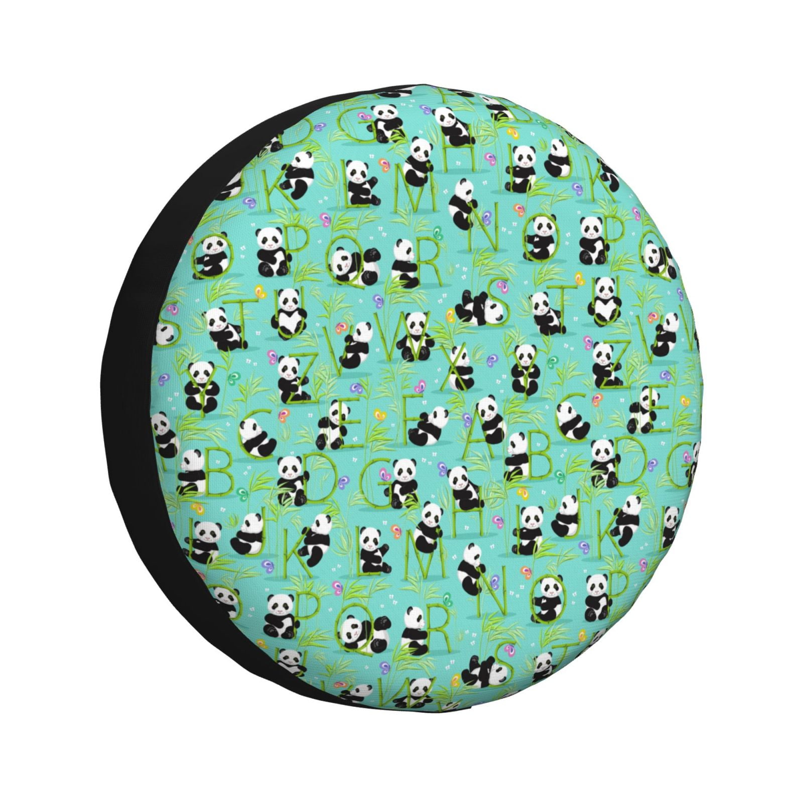 Bingfone Alphabet And Panda Spare Tire Cover Weatherproof Universal ...