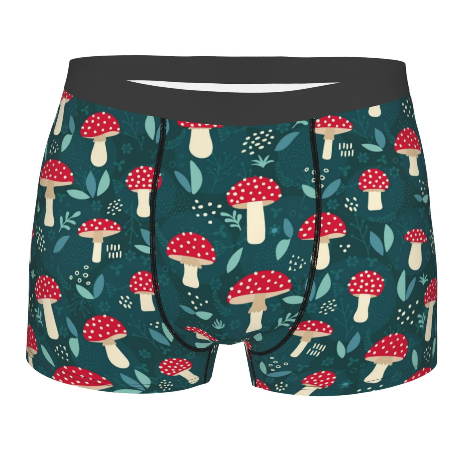 Bingfone Amanita Mushroom Men'S Underwear - Casual Stretch Boxer Briefs ...
