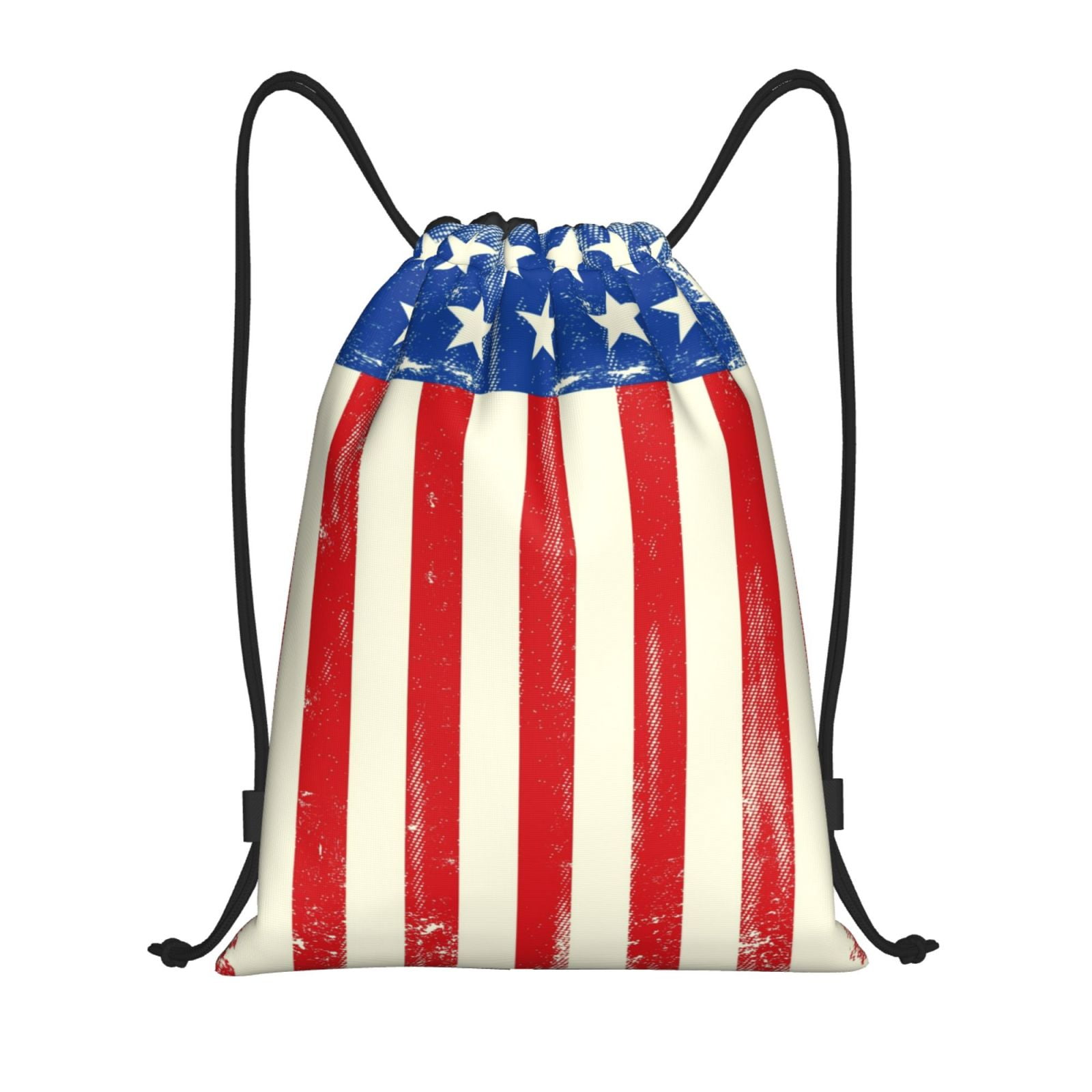Bingfone America Flags2 Drawstrings Backpacks Bags for Men Women Gym ...