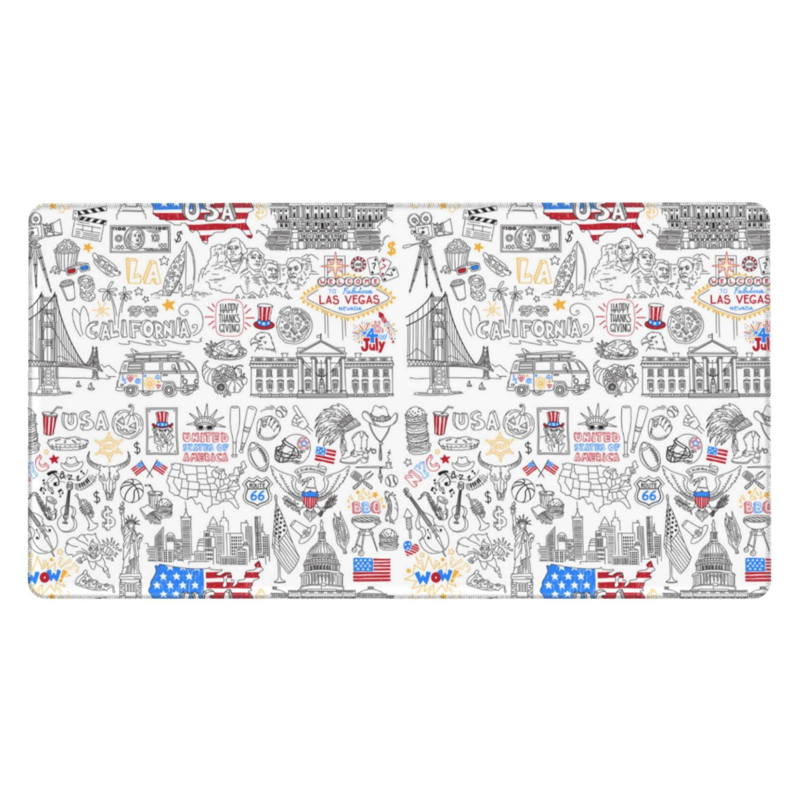 Bingfone America Landmarks2 Large Gaming Mouse Pad,Extended Desk ...