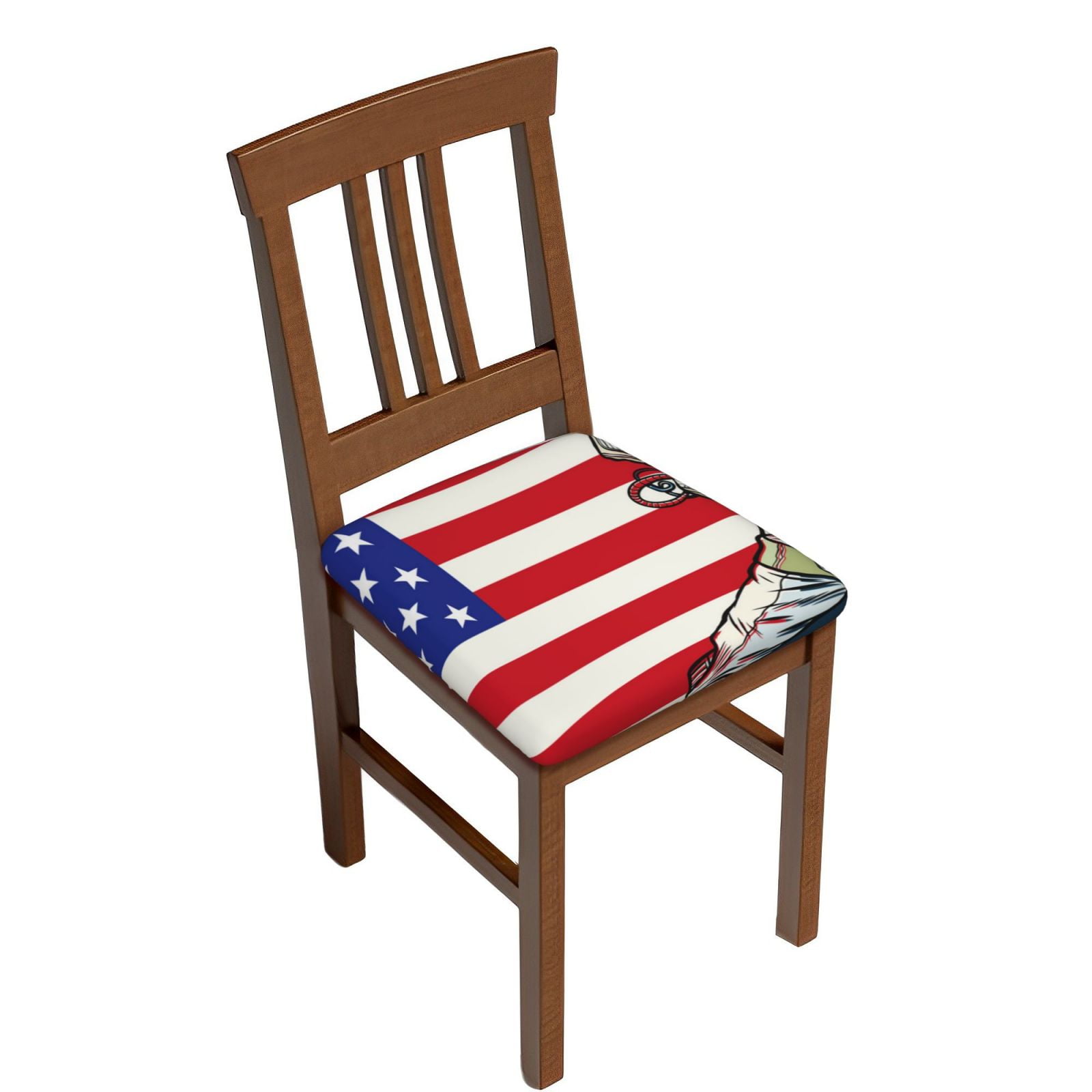 Bingfone American Astronaut Runs Forward Restaurant Chair Seat Covers ...