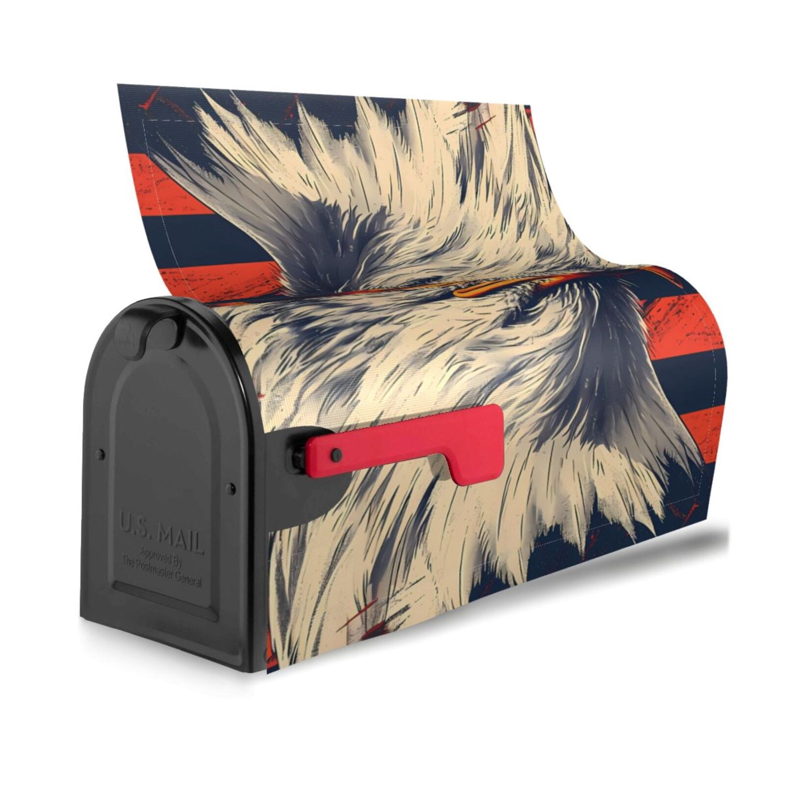 Bingfone American Bald Eagle A Magnetic Mailbox Cover Standard Size for ...