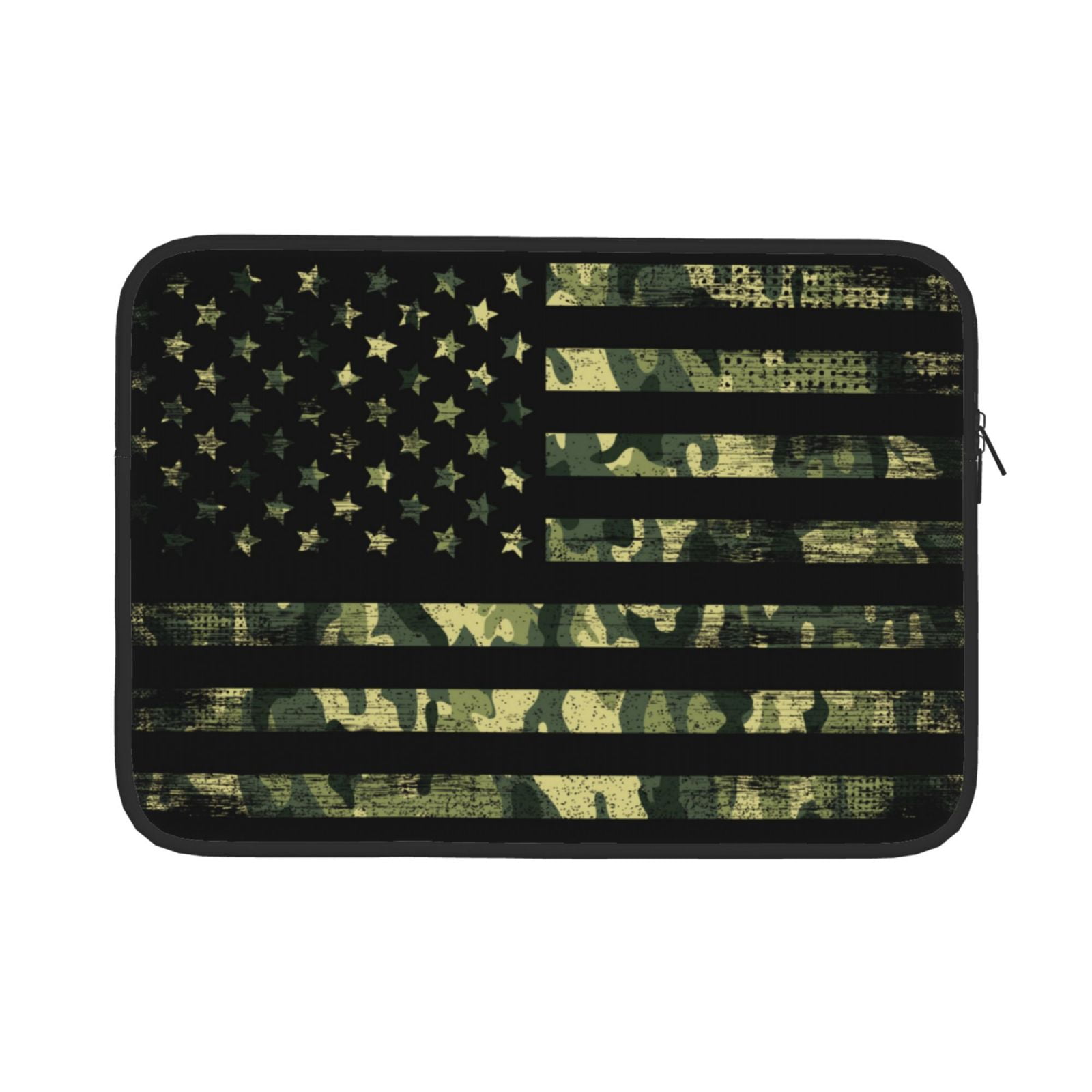 Bingfone American Flag Camo Laptop Sleeve Case 13 Inch, 360° Protective ...