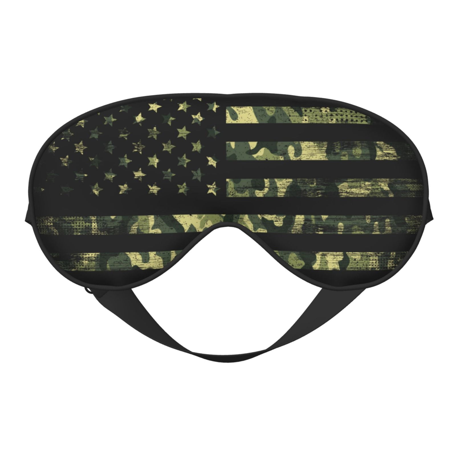 Bingfone American Flag Camo for Sleep Mask Eye Mask for Sleeping, Super ...