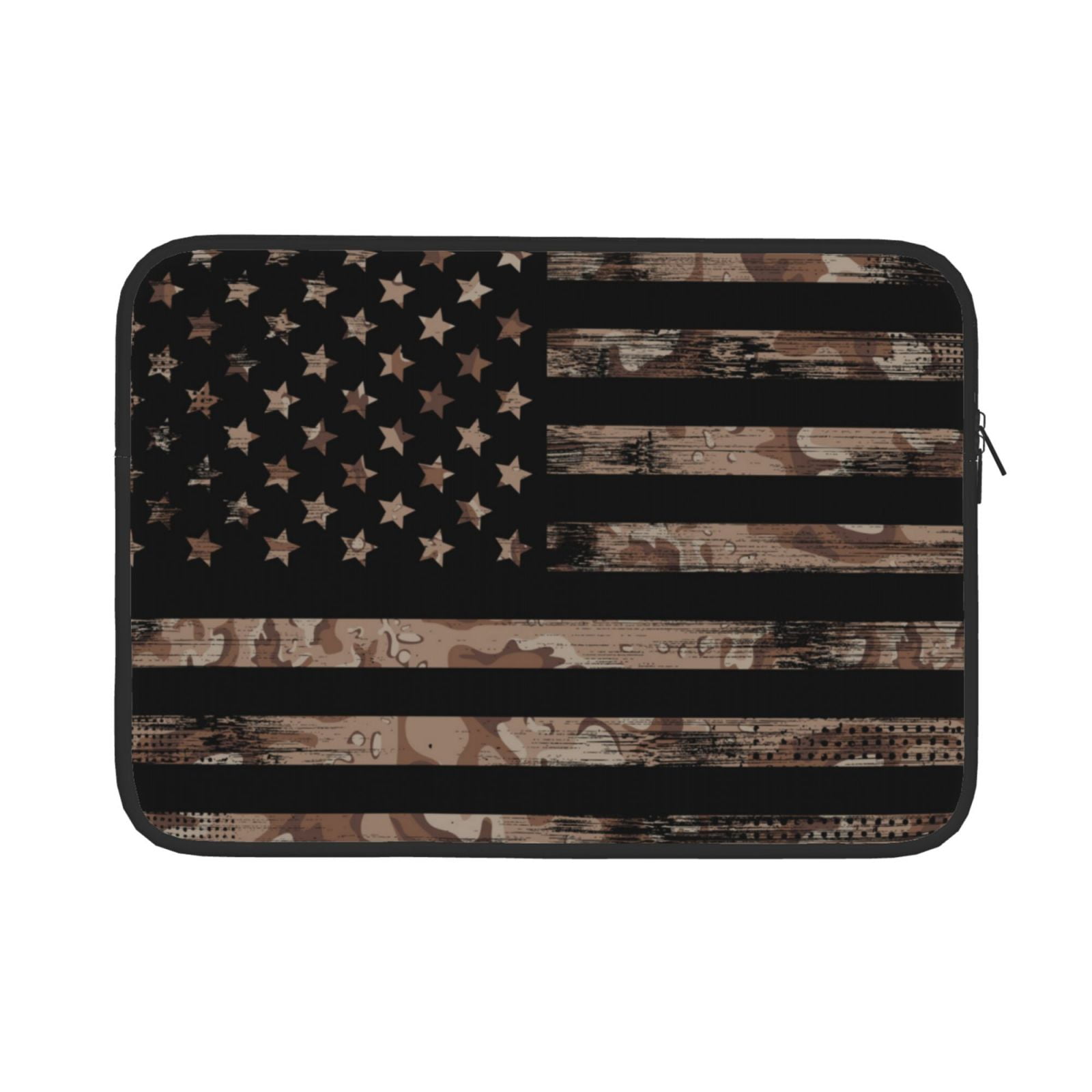 Bingfone American Flag With Desert Camouflage Laptop Sleeve Case 13 ...