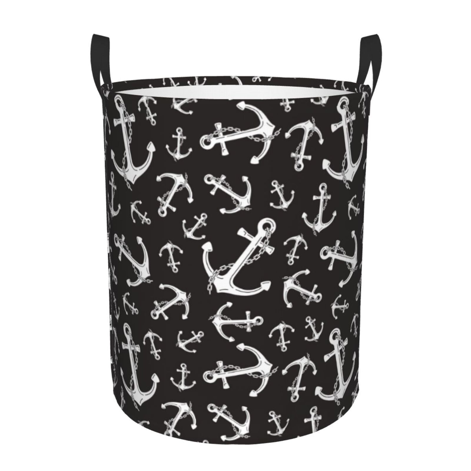 Bingfone Anchor Waterproof Foldable Laundry Hamper Bucket With Handles ...