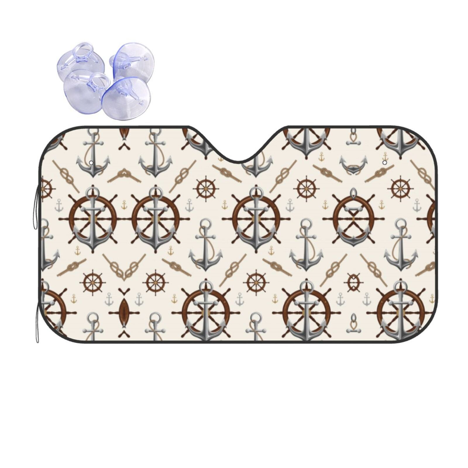 Bingfone Anchor With Rope Car Windshield Sun Shade Protector Keep Your ...