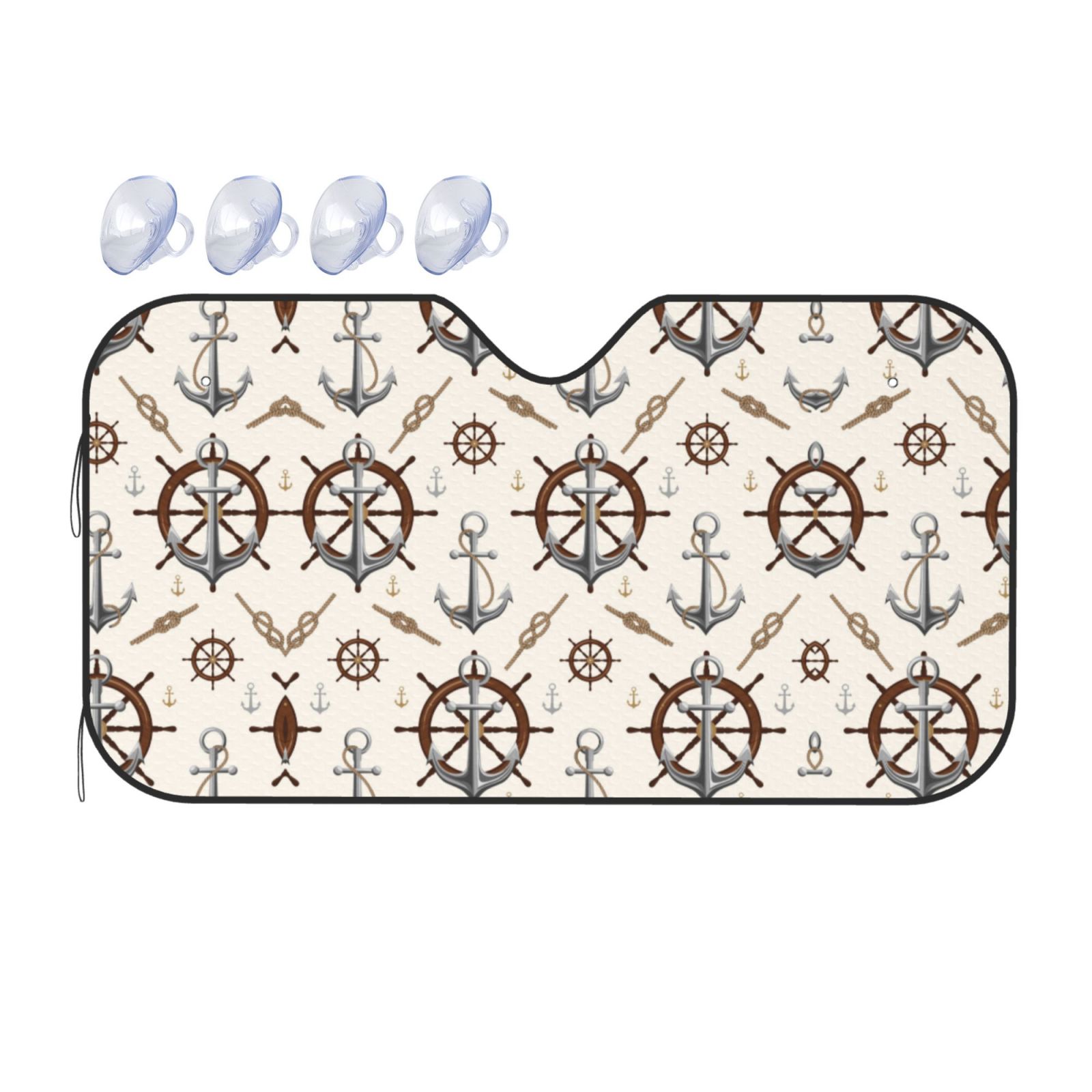 Bingfone Anchor With Rope Car Windshield Sunshade,Sun Foldable Sun ...