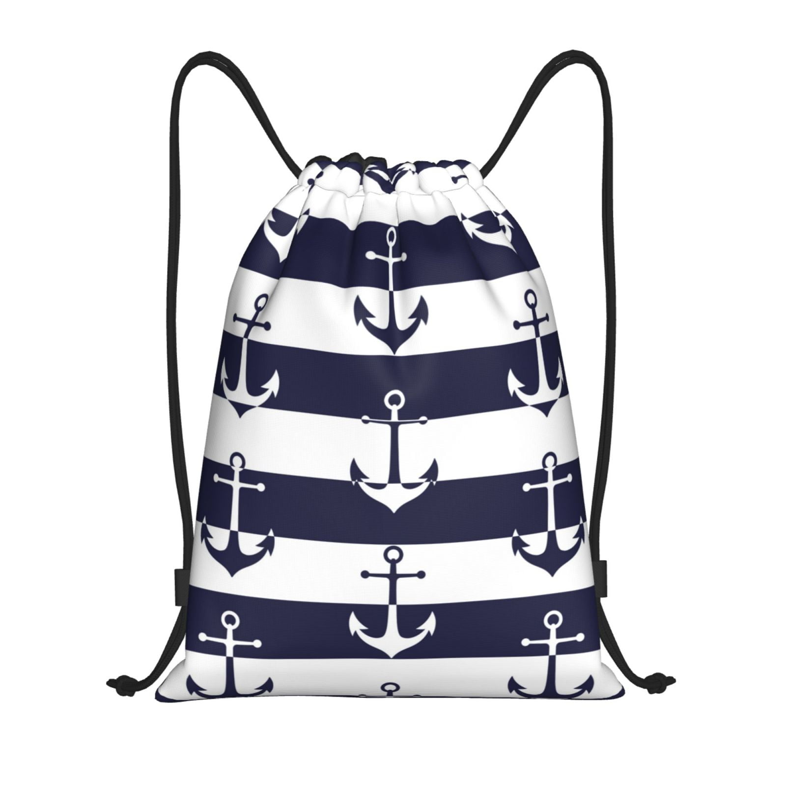 Bingfone Anchors Drawstrings Backpacks Bags For Men Women Gym ...