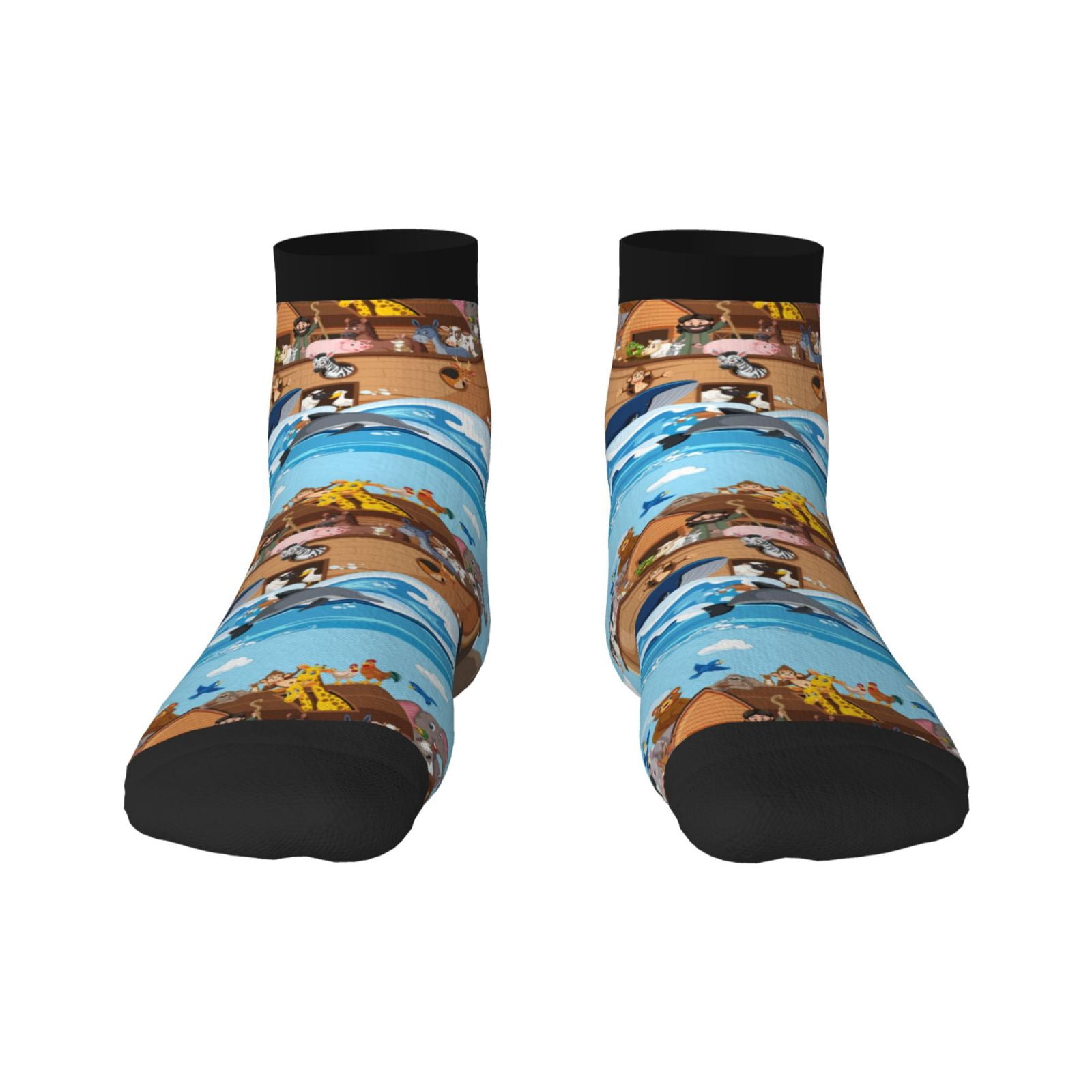 Bingfone Animals On Noah'S Ark Floating Design Patterned Men'S Women'S ...