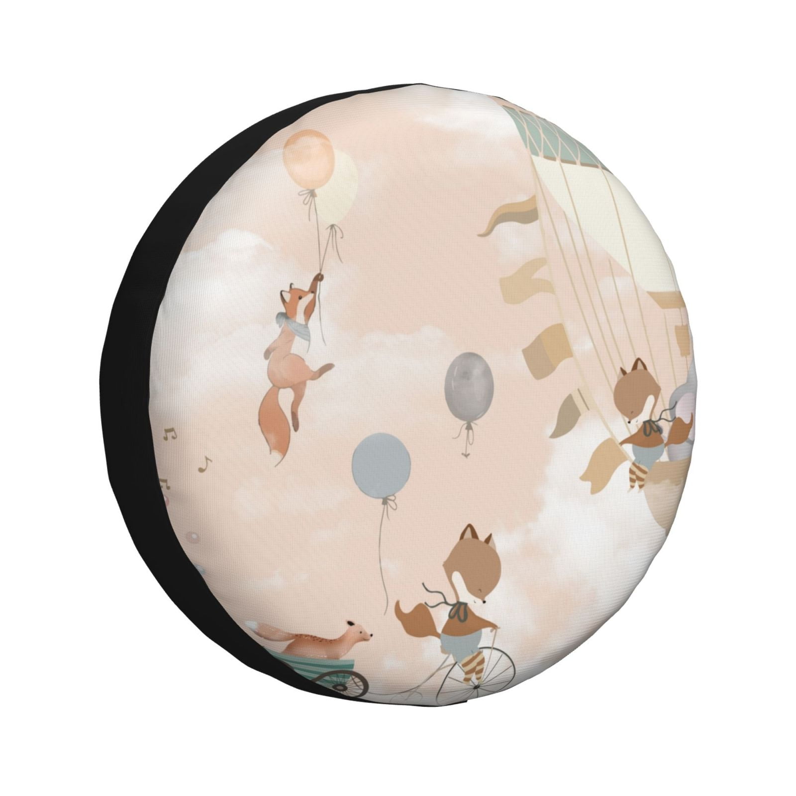 Bingfone Animals Riding Across The Sky1 Spare Tire Cover Weatherproof Universal Wheel Protectors ...