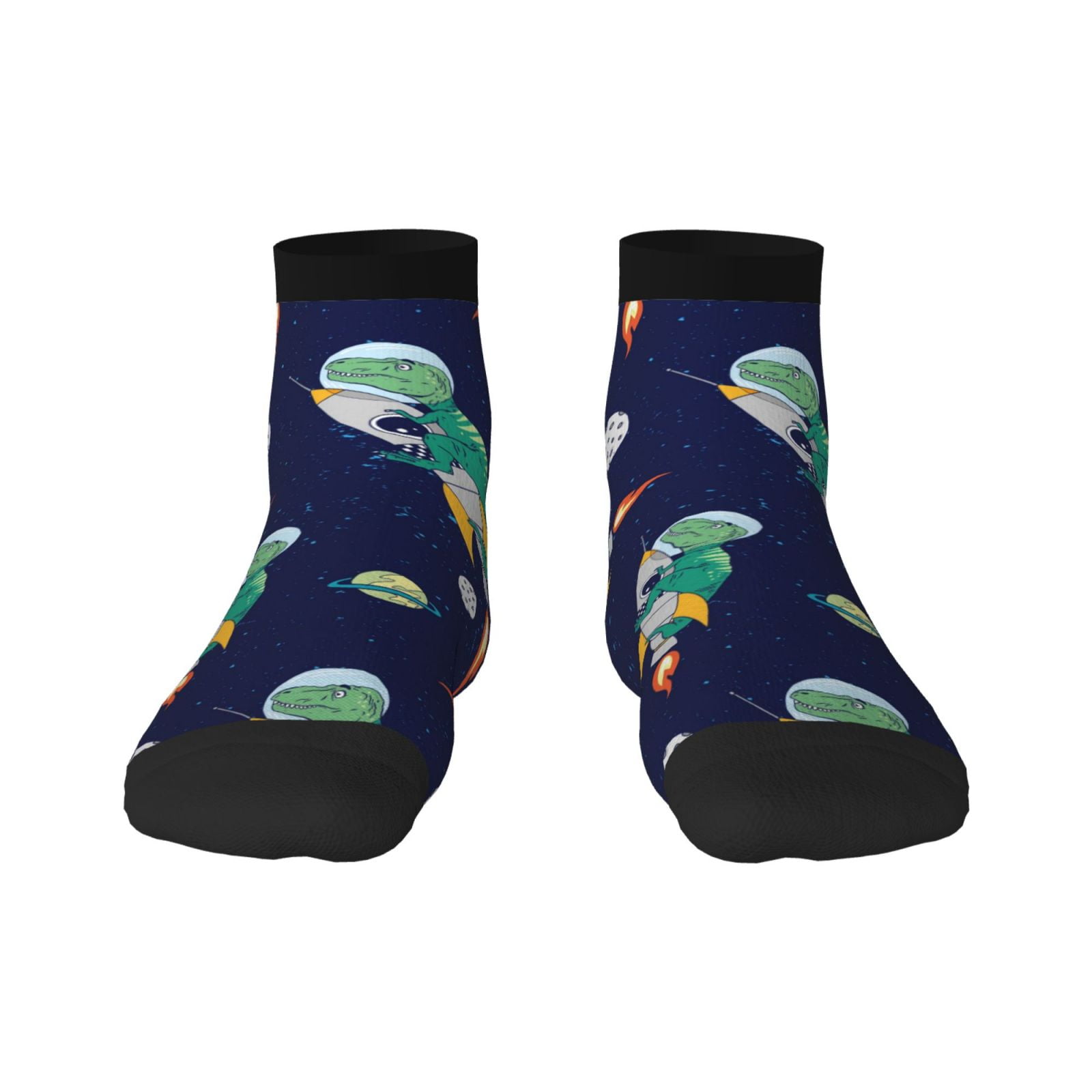 Bingfone Astronaut Dinosaur And Space Design Patterned Men'S Women'S ...