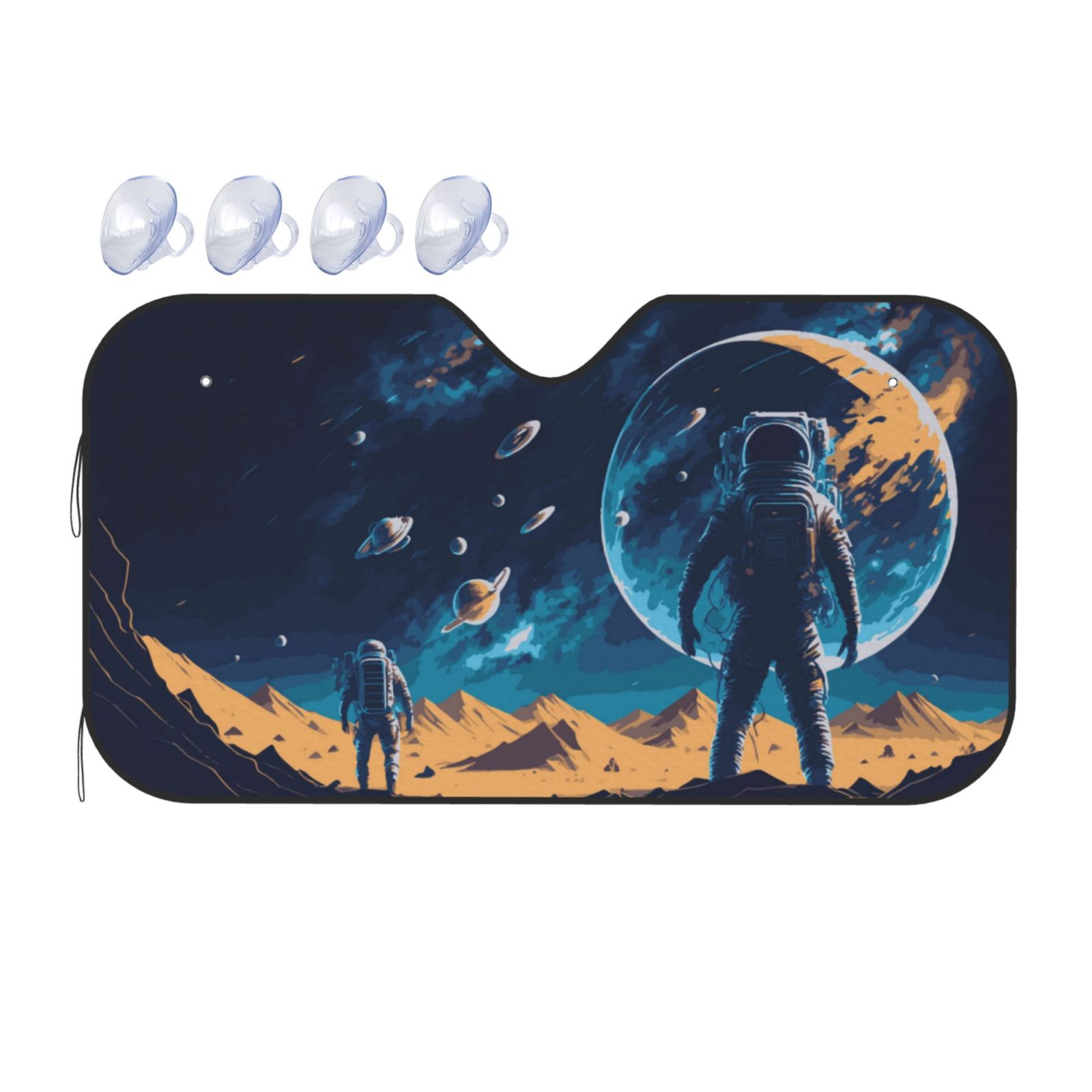 Bingfone Astronaut In A Space Suit On The Planet Car Windshield ...