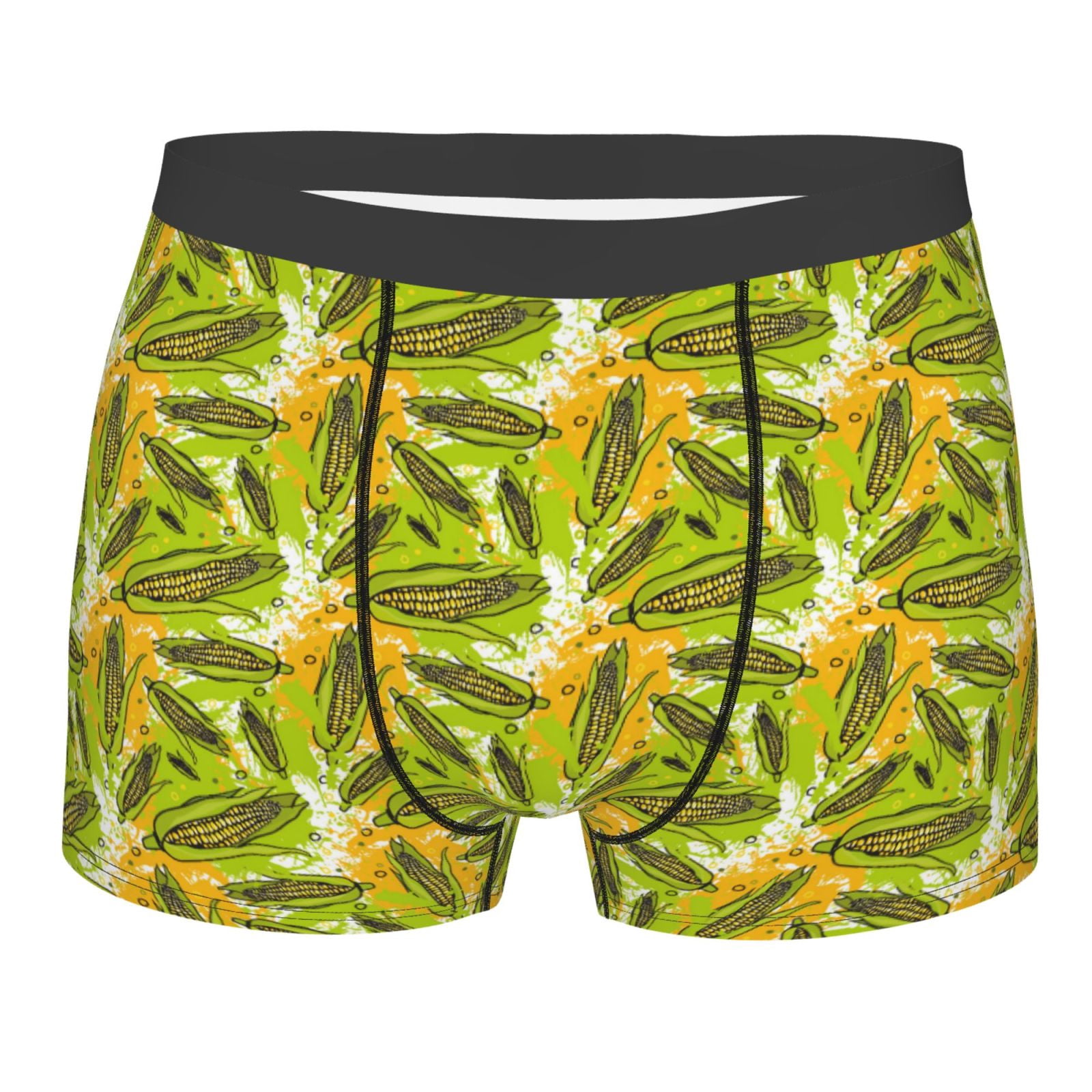 Bingfone Autumn Harvest Cartoon Corn Men's Underwear - Casual Stretch ...