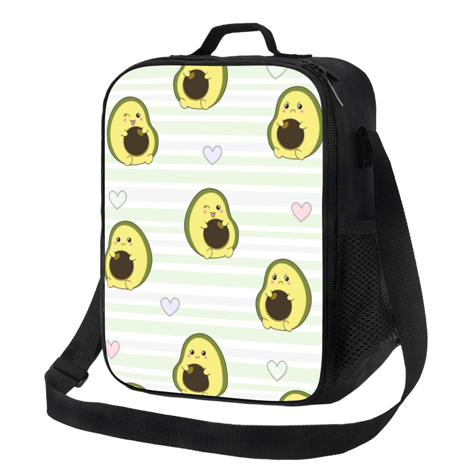 Bingfone Avocado Of A Hear Reusable Insulated Lunch Bag Cooler For Work ...