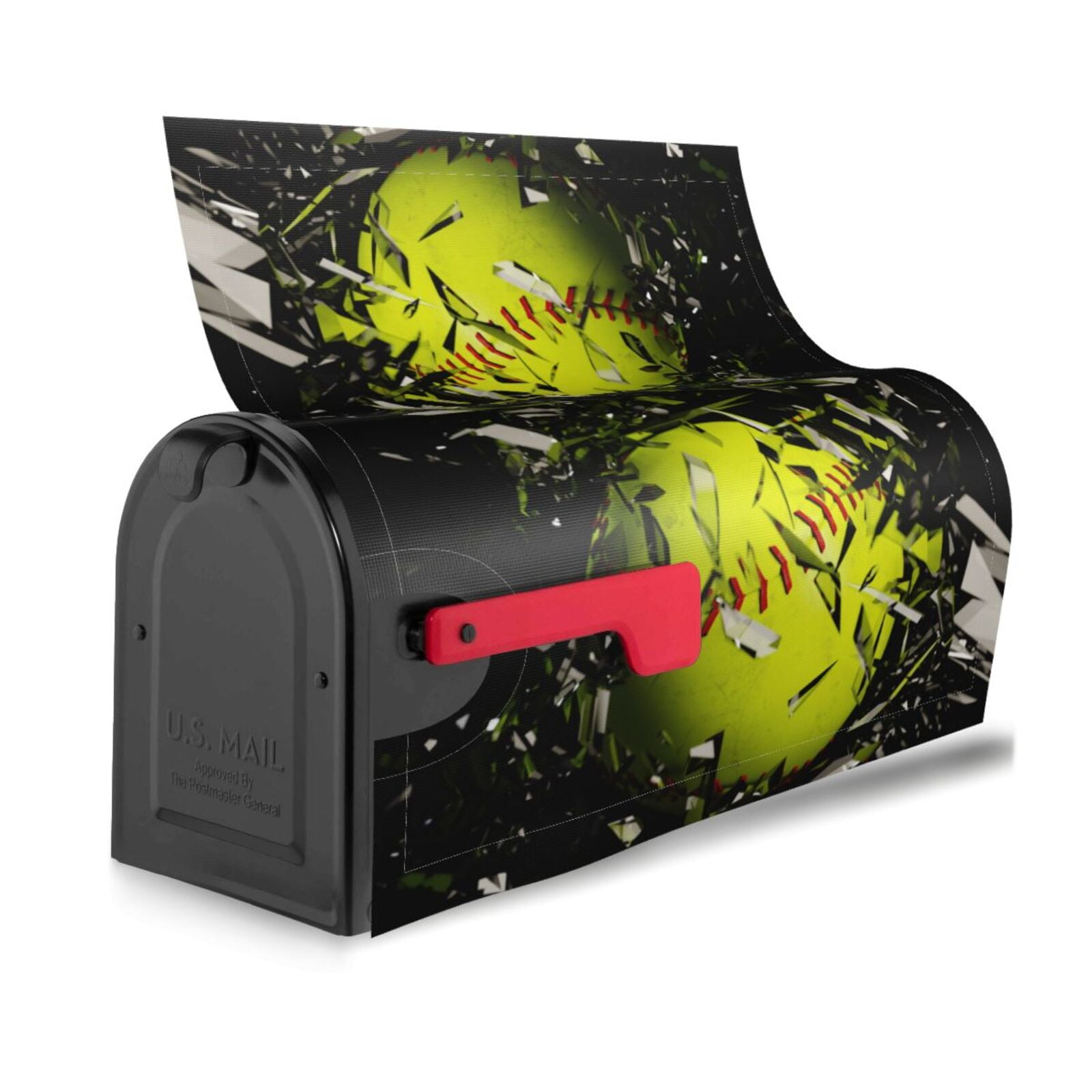 Bingfone Ball Magnetic Mailbox Cover Standard Size for Garden Yard ...