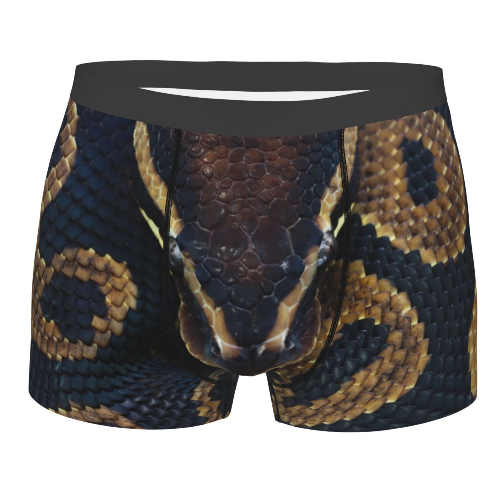 Bingfone Ball Phyton Snake Men's Underwear - Casual Stretch Boxer ...