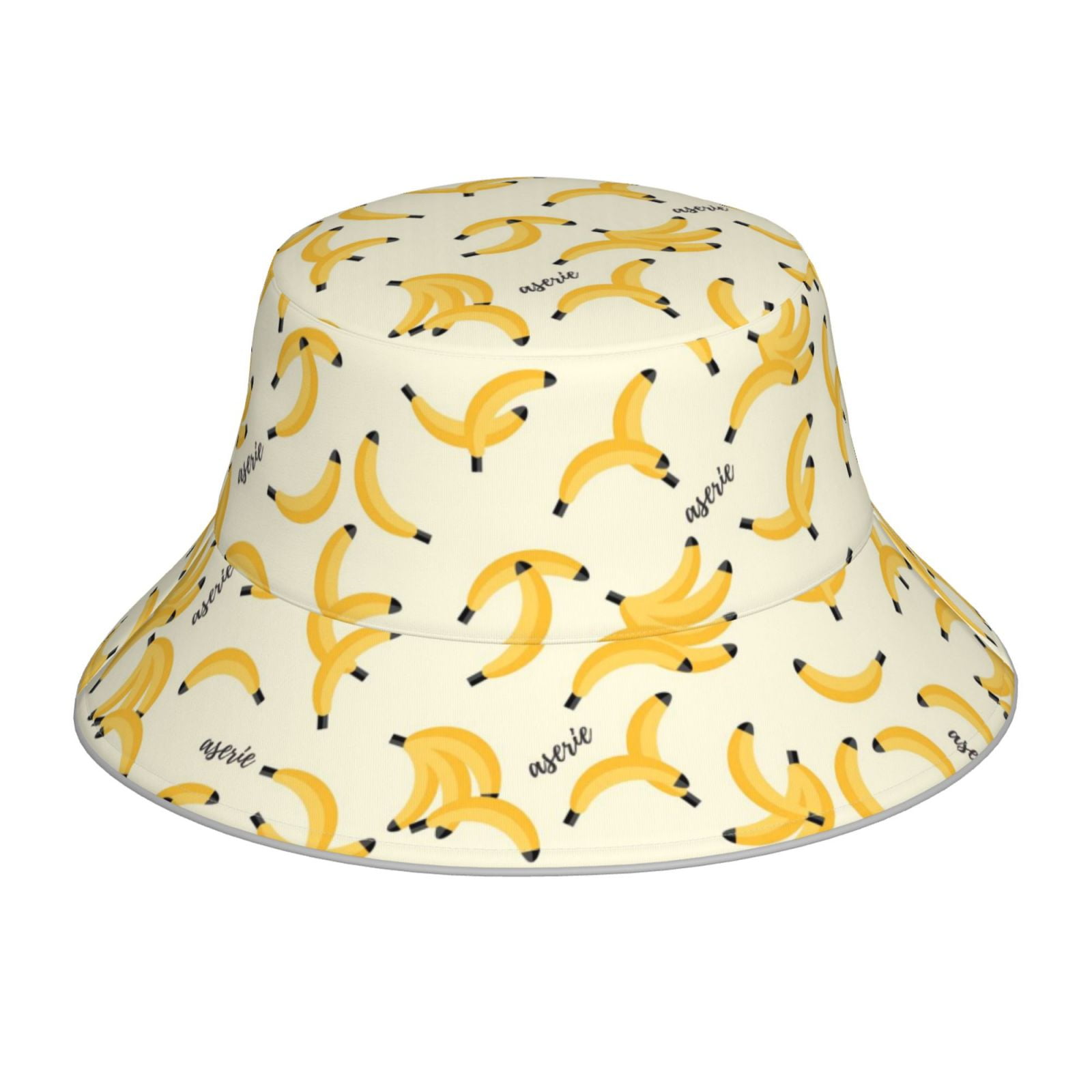 Bingfone Banana Bucket Hat For Men Women,Packable Reversible Printed ...
