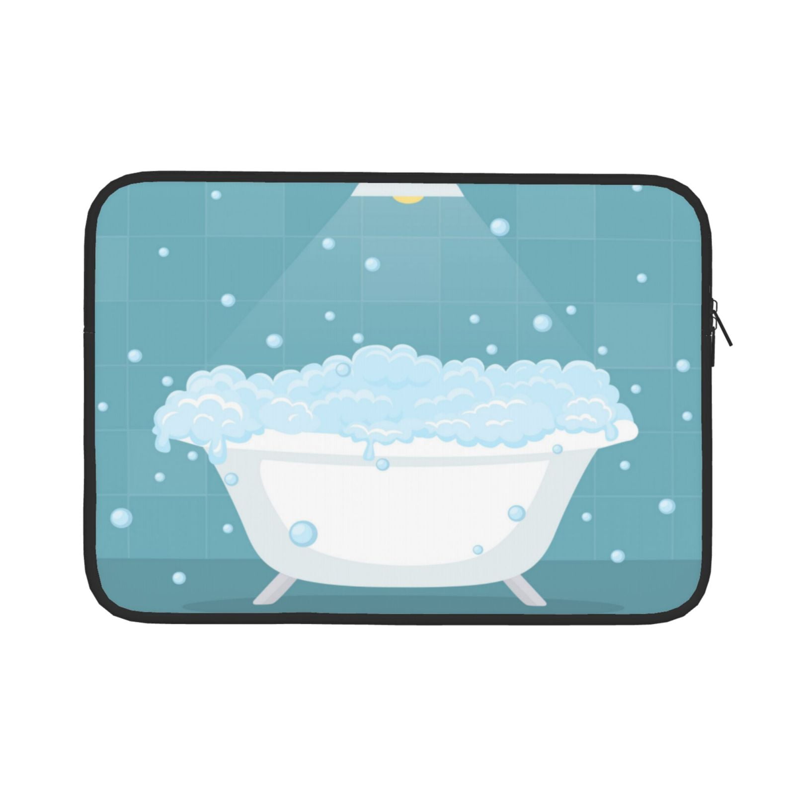 Bingfone Bathtub With Soap Bubbles Laptop Sleeve Case 13 Inch, 360 ...