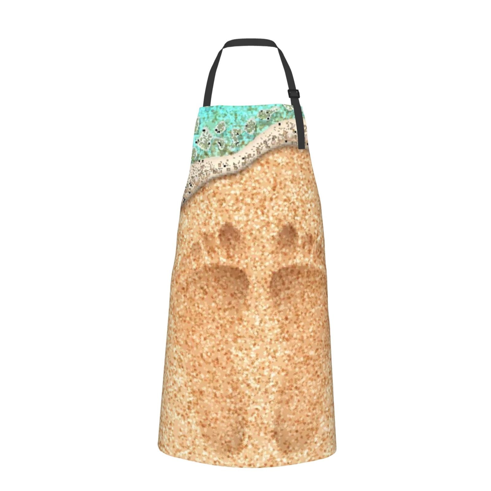 Bingfone Beach Footprint Apron Gifts For Men, Women Professional Grade ...