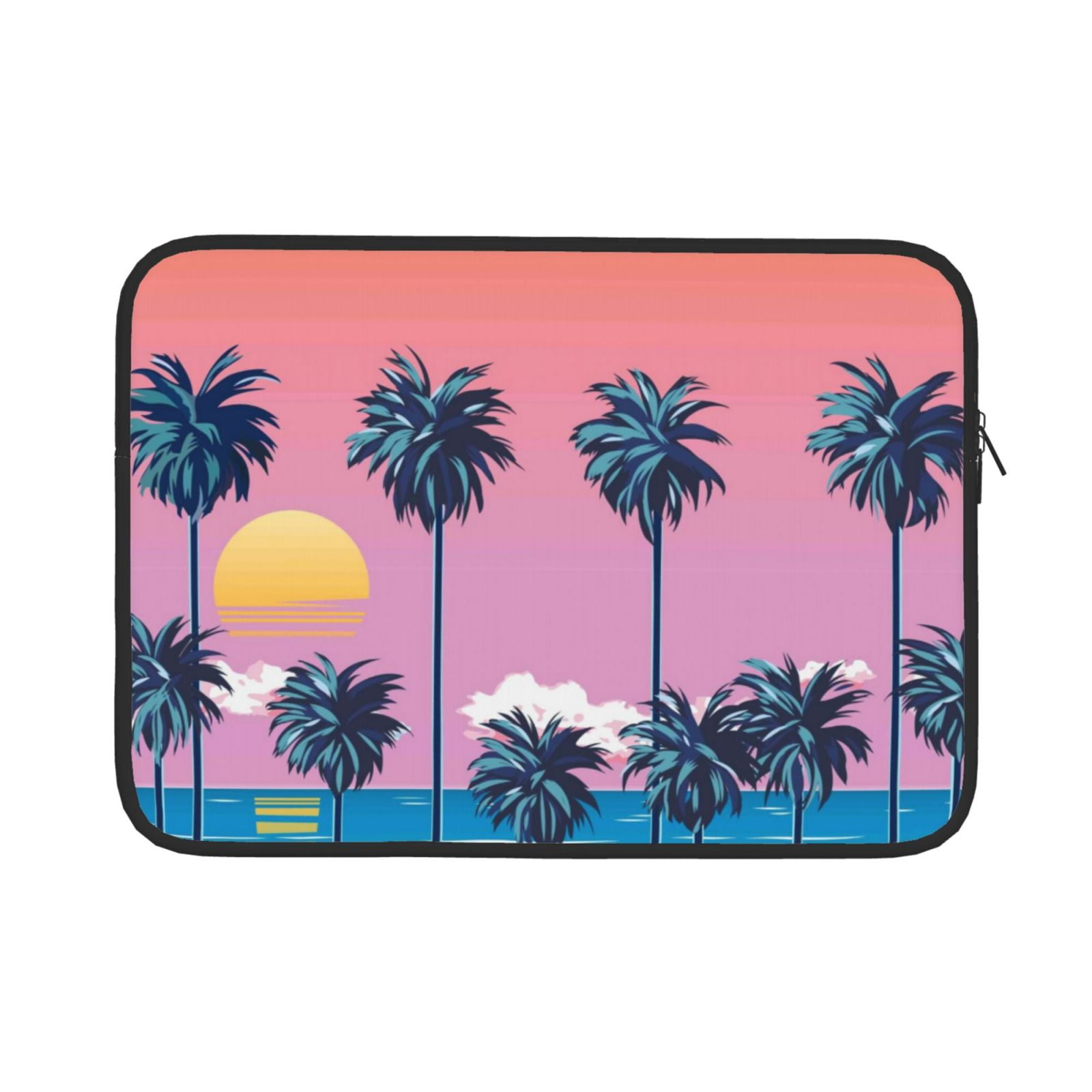 Bingfone Beach With Palm Trees Laptop Sleeve Case 13 Inch, 360 ...